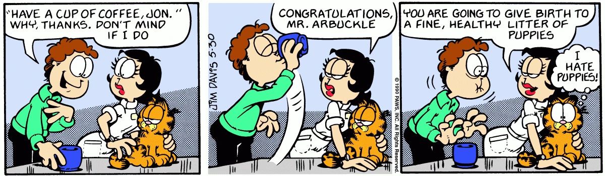 Greatest Garfield Newspaper Comic Strips