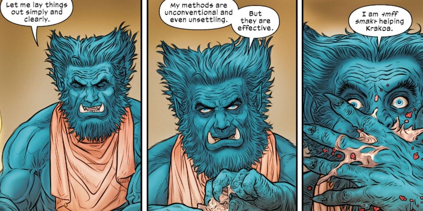 Beast Makes Himself Into A Monstrous X-Men Villain