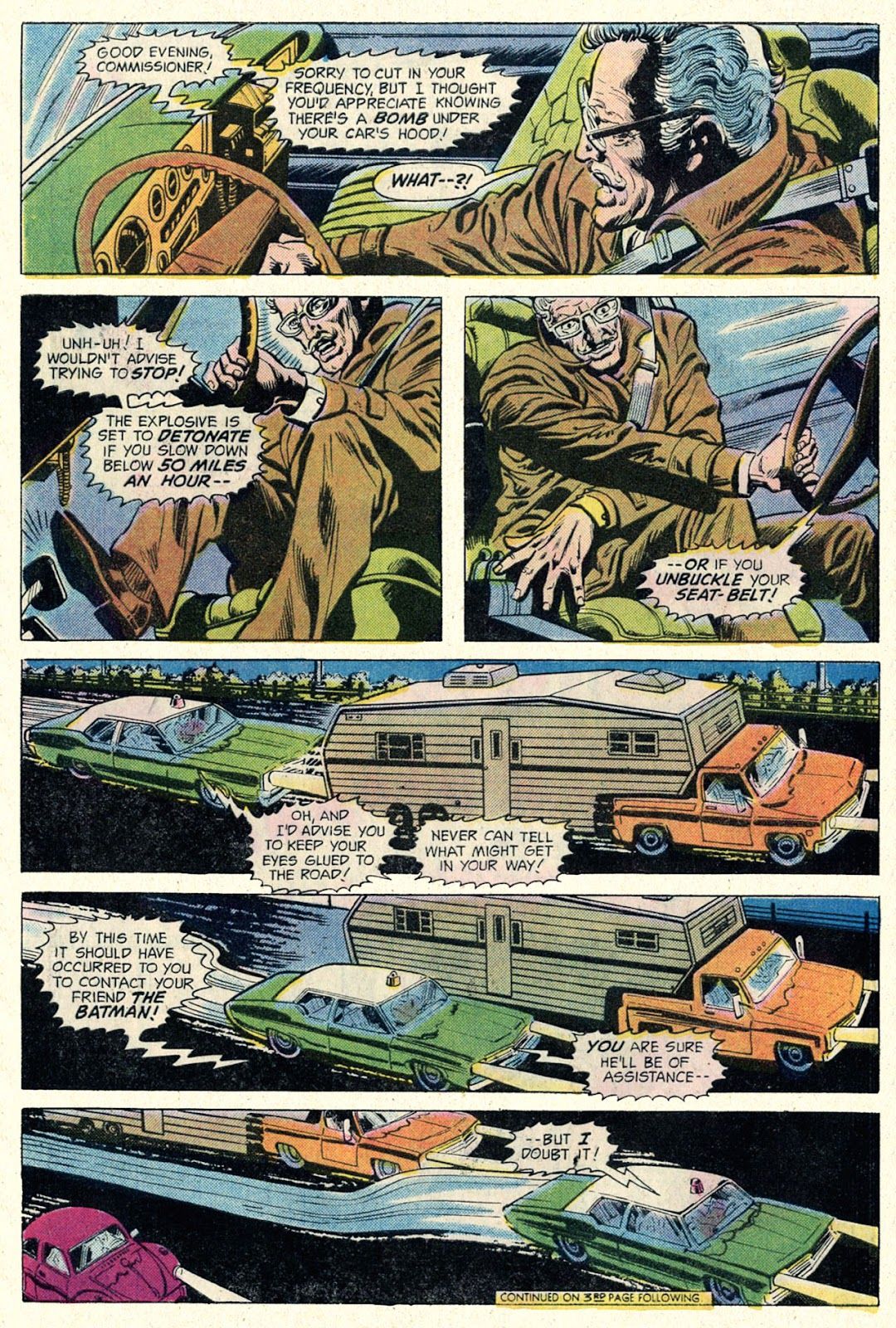 Did a Batman Comic Book Inspire the Movie Speed?