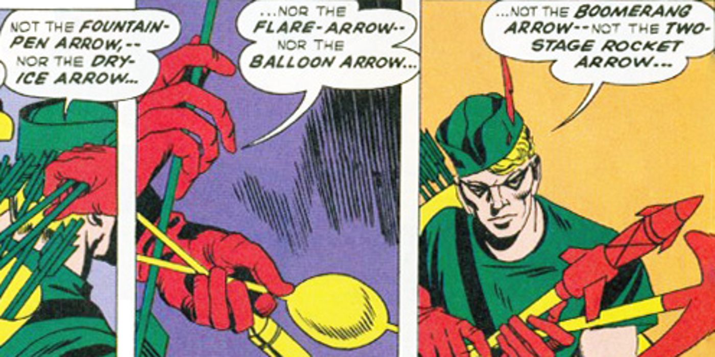 Greatest Green Arrow Weapons From DC's Golden Age Comics