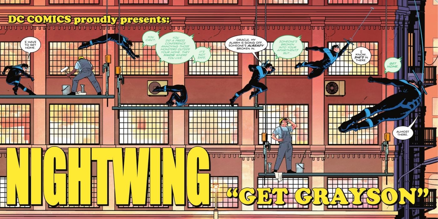 Tom Taylor's Nightwing Experiments With Comic Formatting