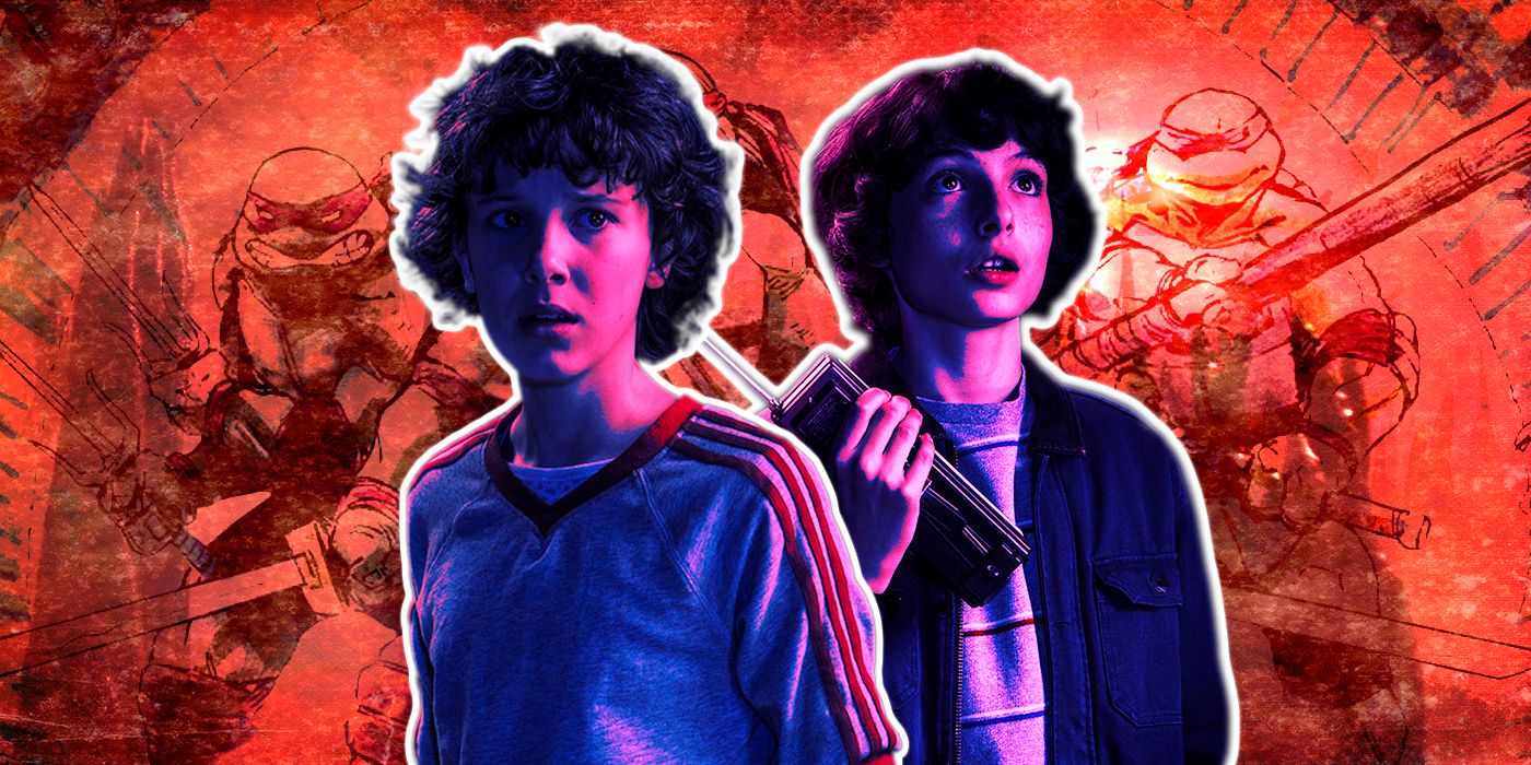 TMNT Heads to the Upside Down In Stranger Things Crossover First Look