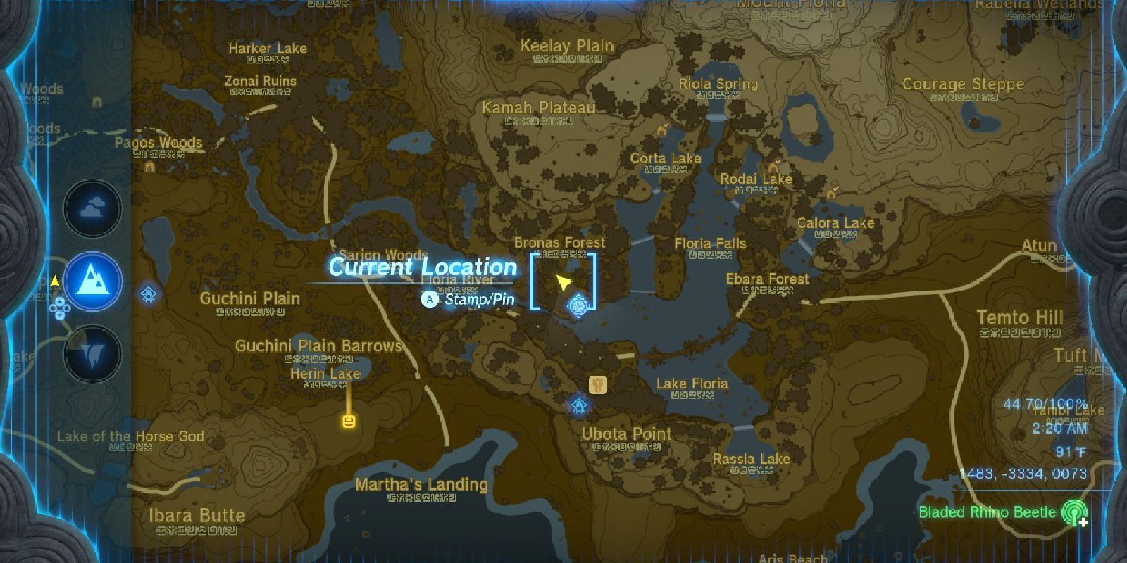 How To Find Bladed Rhino Beetles In Tears of the Kingdom