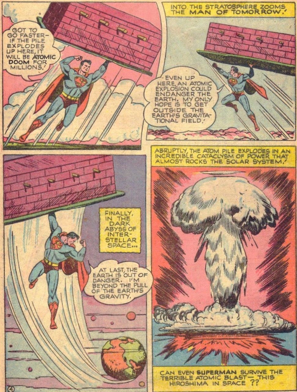That Time Superman Became Radioactive and Burned a Bird to Death