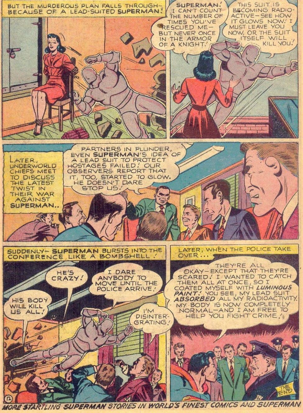 That Time Superman Became Radioactive and Burned a Bird to Death