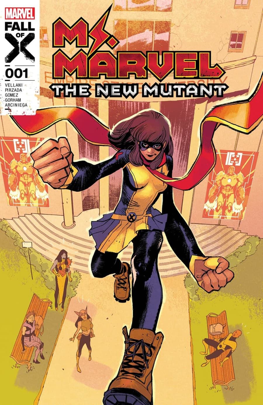 First Look at Ms. Marvel's Debut Mission With the X-Men