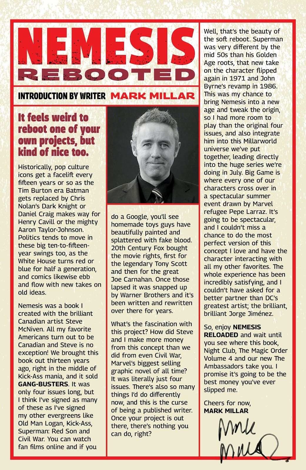 EXCLUSIVE: Read the Full Issue of Millar and Jiménez's Nemesis: Reloaded #1