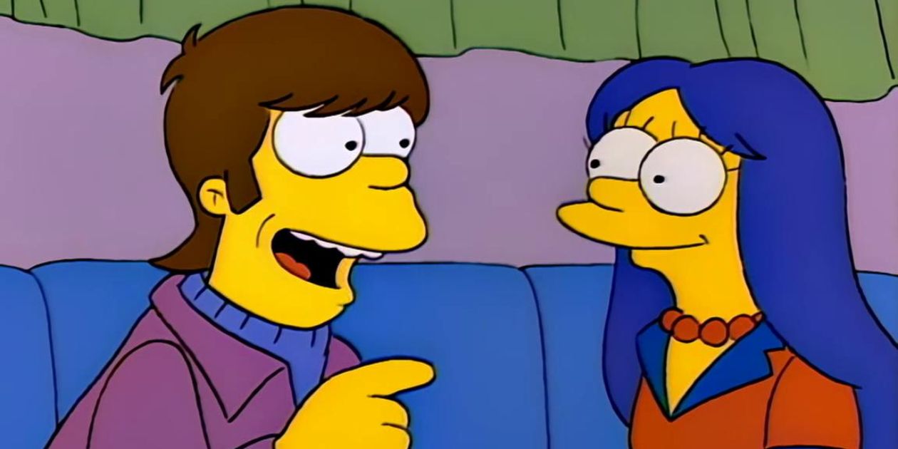 How The Simpsons Retconned Homer & Marge's First Kiss