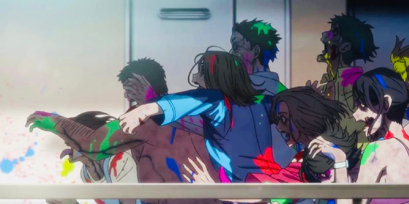 Why is Zom 100's Blood So Colorful, Anyway?