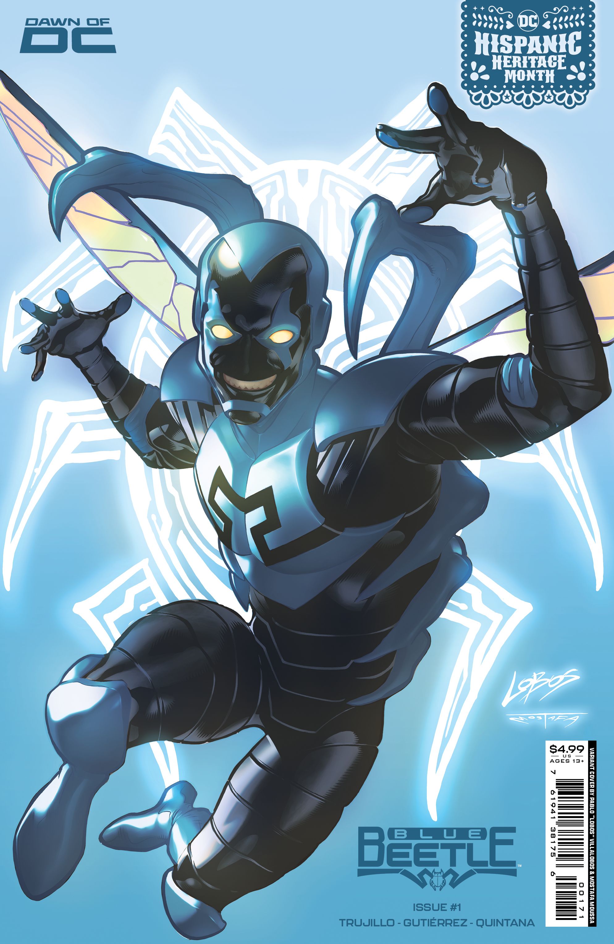 Along With his Film Debut, DC Previews Blue Beetle's New Ongoing Series