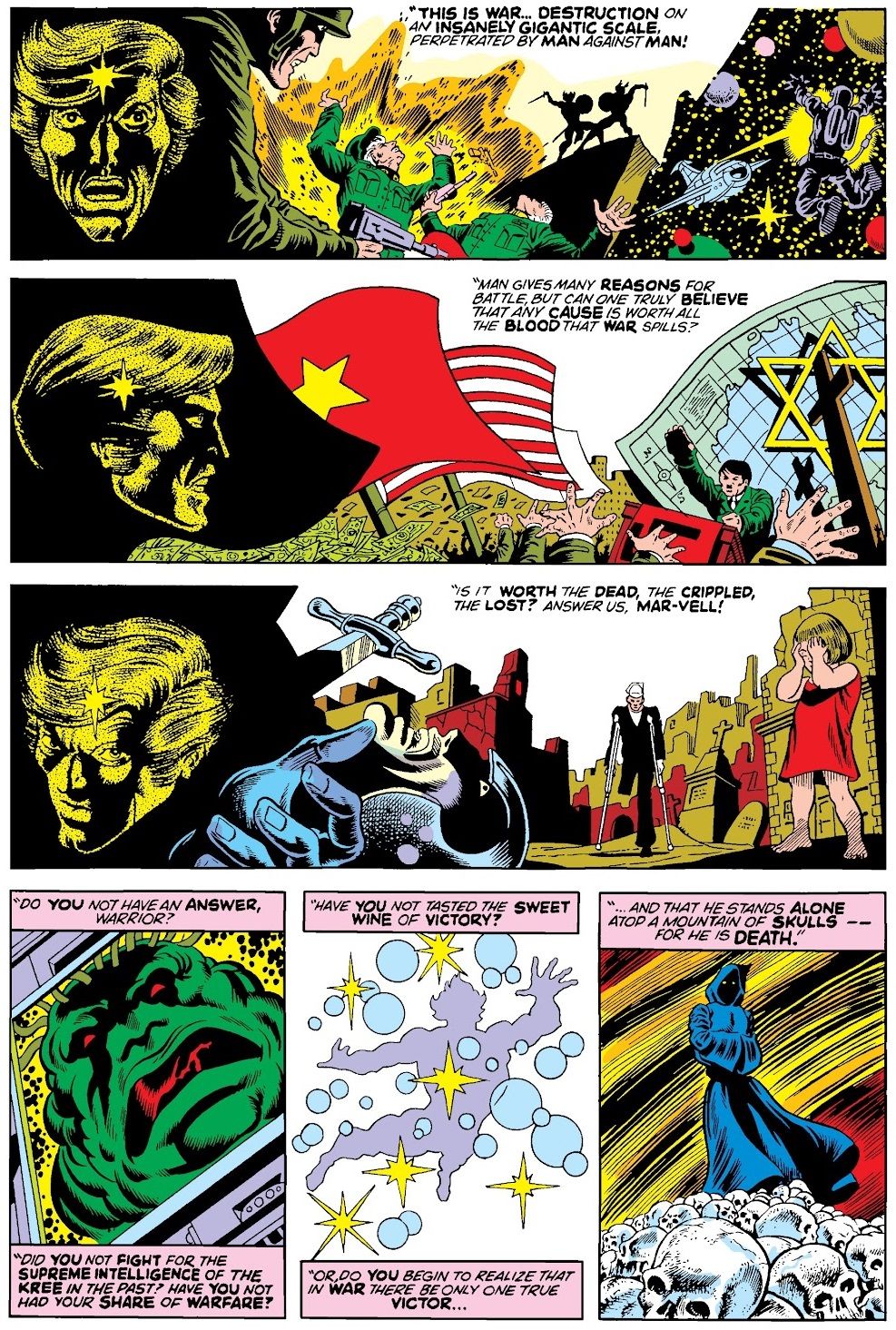 50 Years Ago Captain Marvel Underwent a Cosmic Metamorphosis to Face Thanos