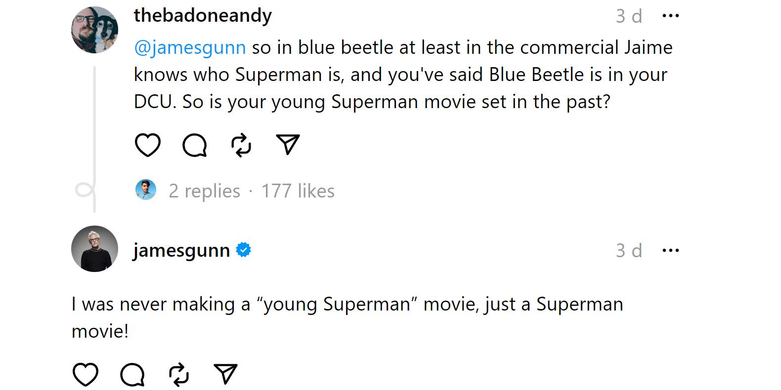 Superman: Legacy Was Never a 'Young Superman' Film, Says James Gunn