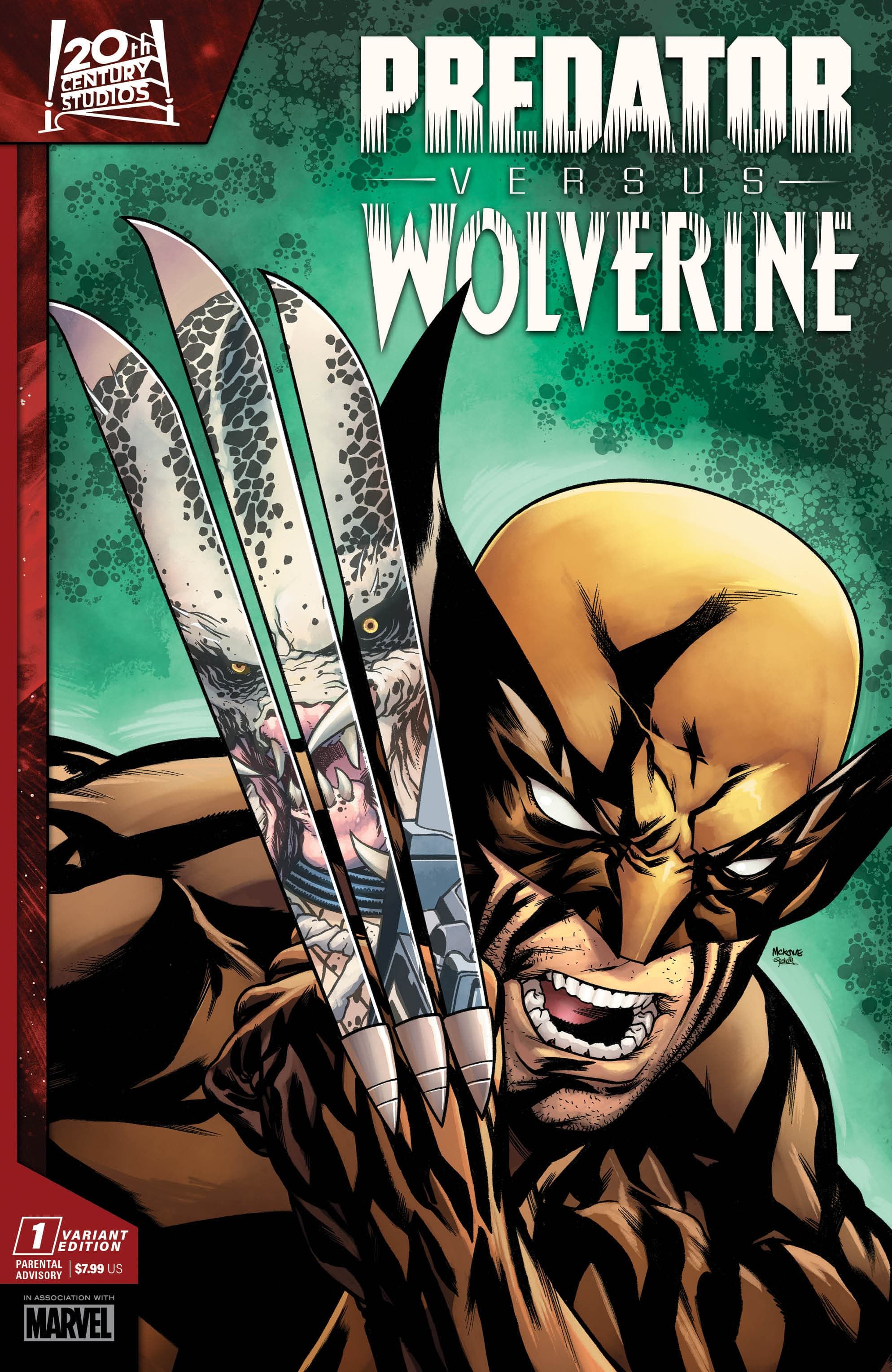 Marvel Releases Predator vs. Wolverine Variant Covers