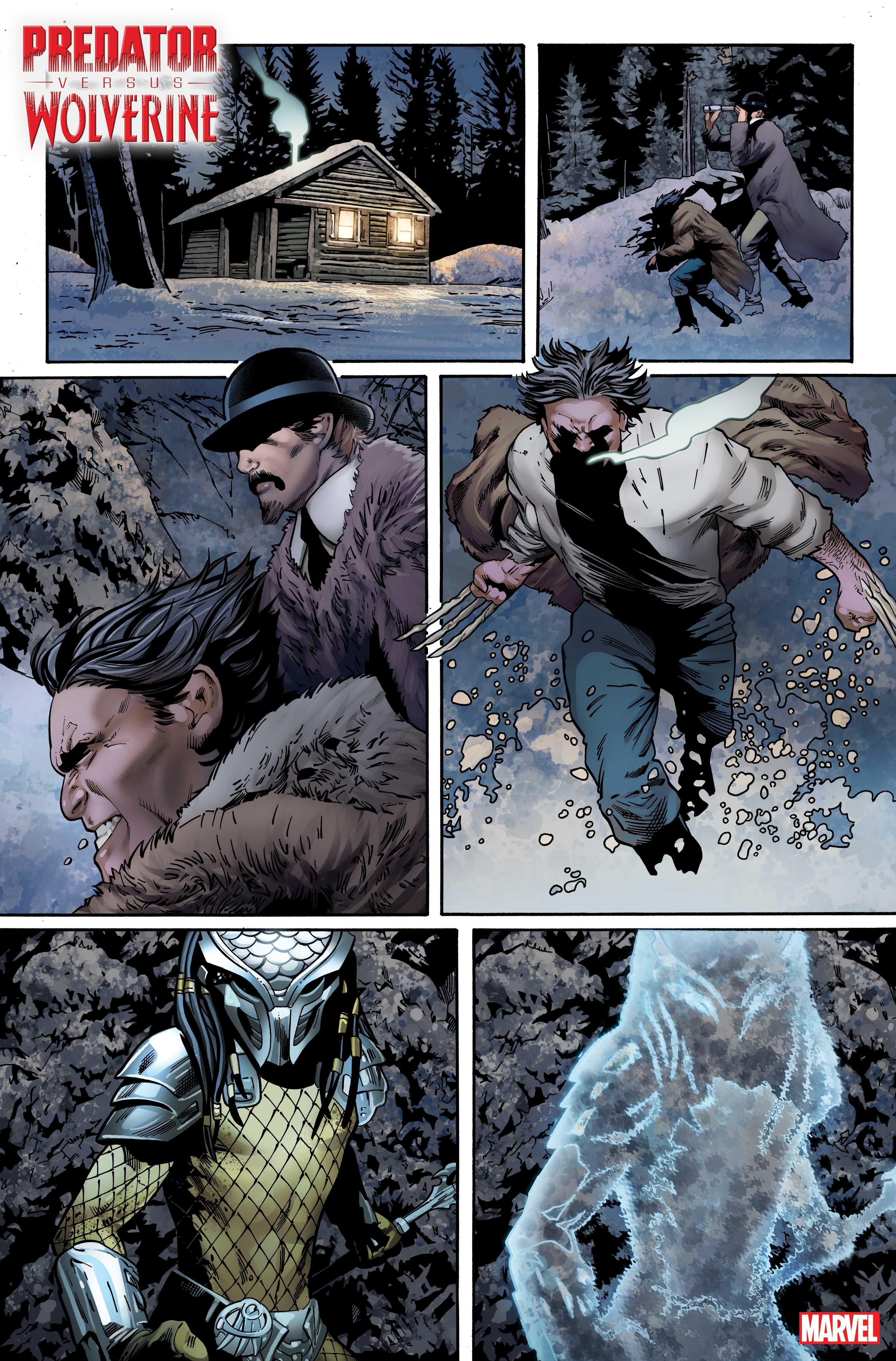 Predator VS Wolverine Writer Takes Icons on Historic Hunt