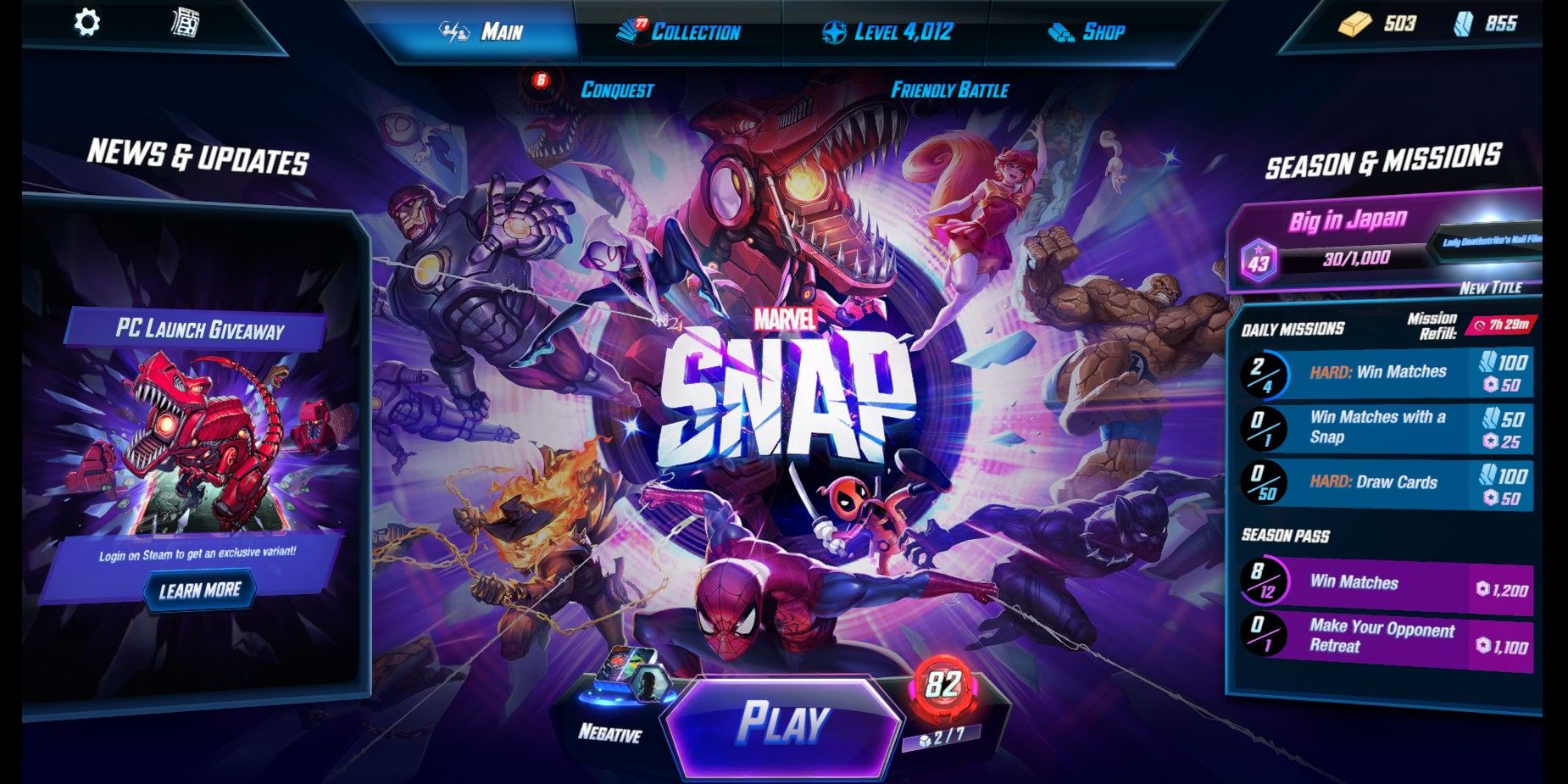 How Marvel Snap's PC Version on Steam Improves Gameplay Experience