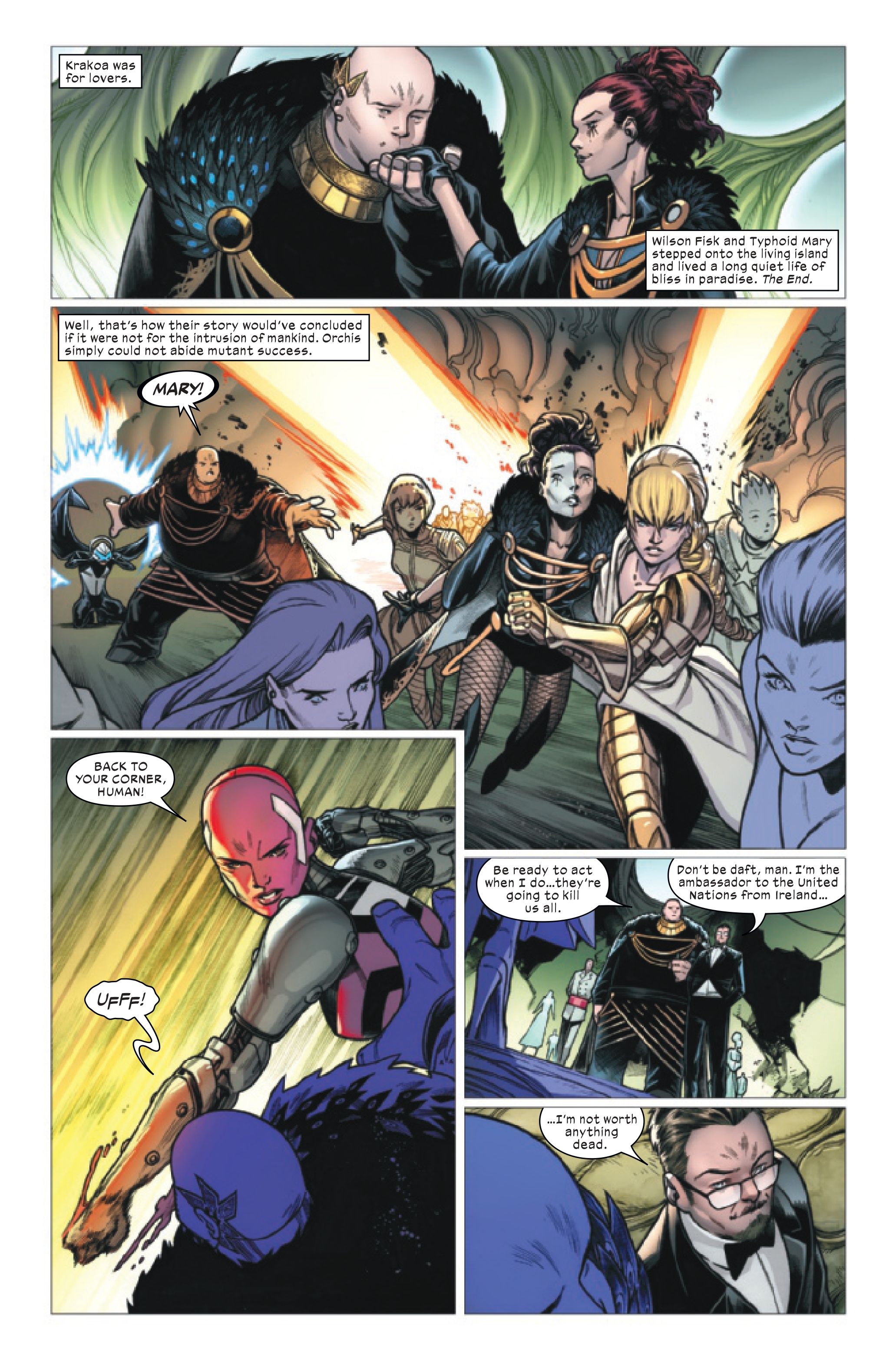 EXCLUSIVE: Learn What Led Emma Frost to Her Wedding to Tony Stark