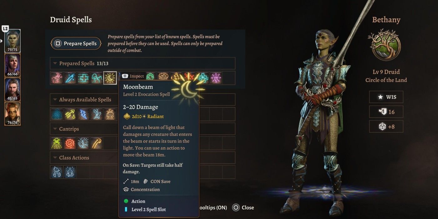 BG3's Best Early Game Spells