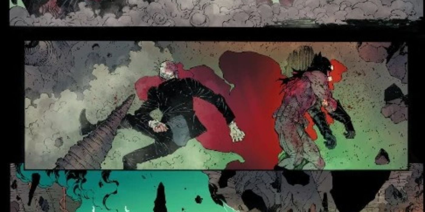 Batman Dies Beside Penguin - As He Did Beside Joker In Endgame