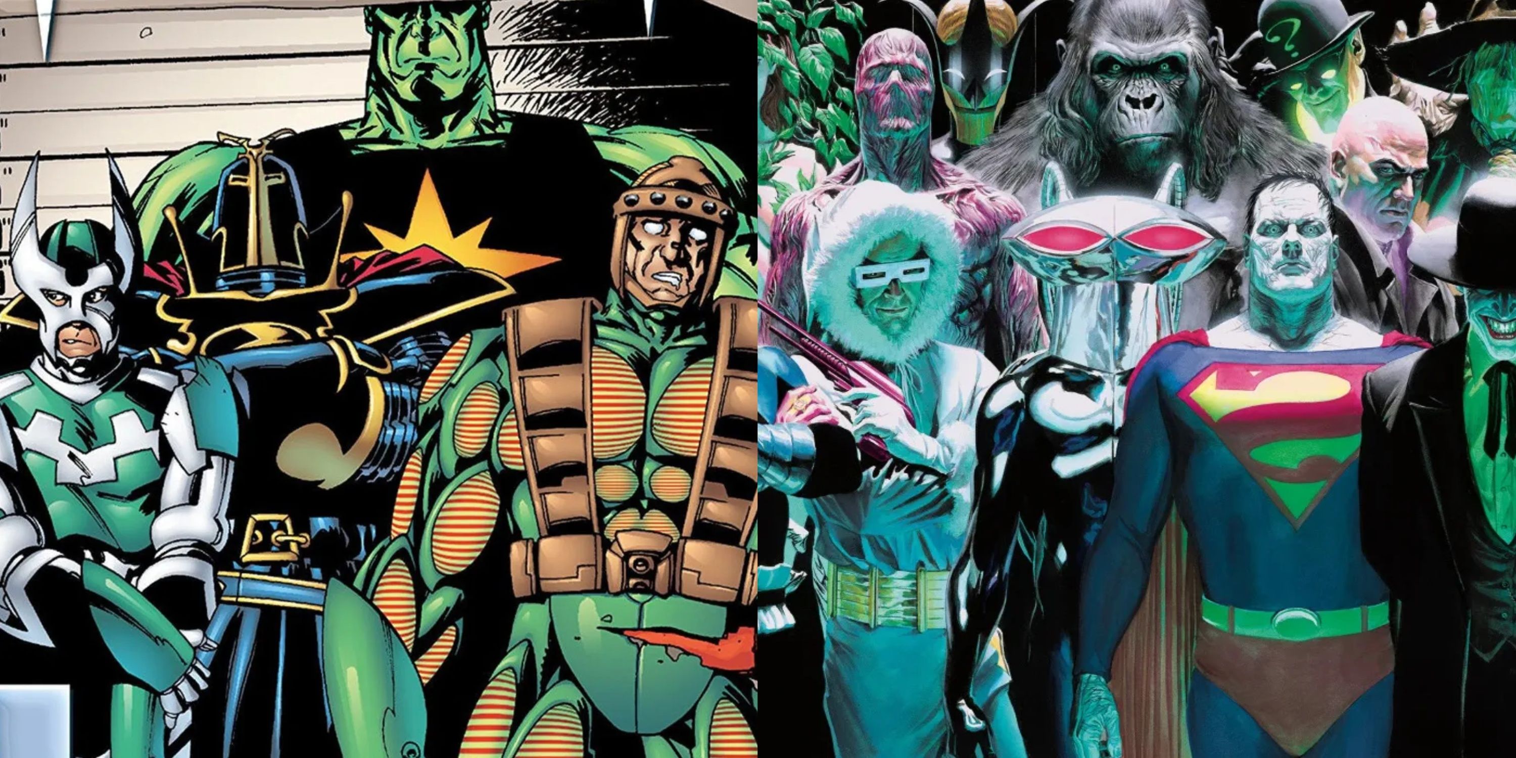 Superhero And Villain Teams In DC And Marvel Comics That Are Nearly Copies