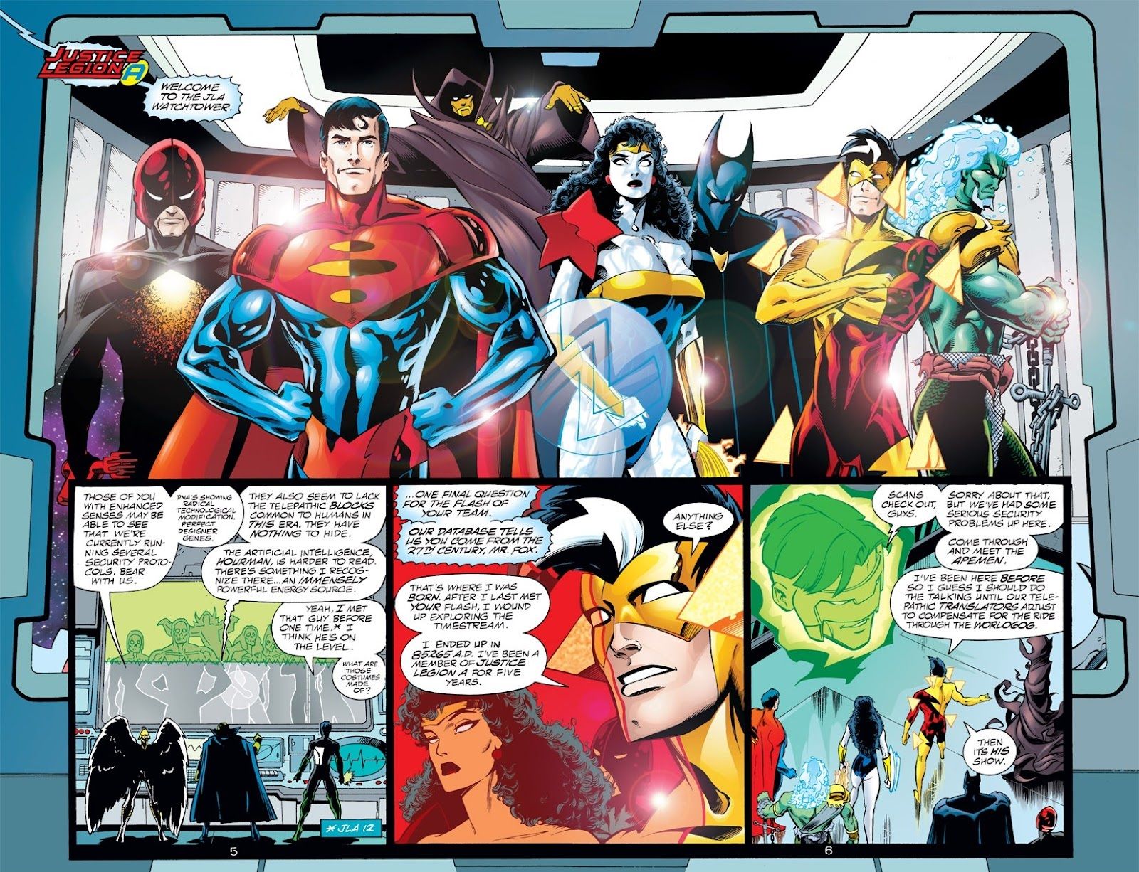 25 Years, DC's Superheroes Traveled to the 853rd Century for DC One Million