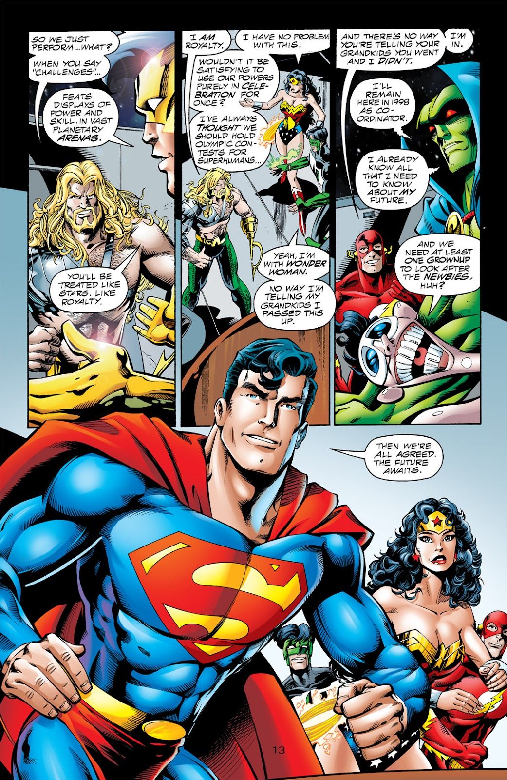 25 Years, DC's Superheroes Traveled to the 853rd Century for DC One Million