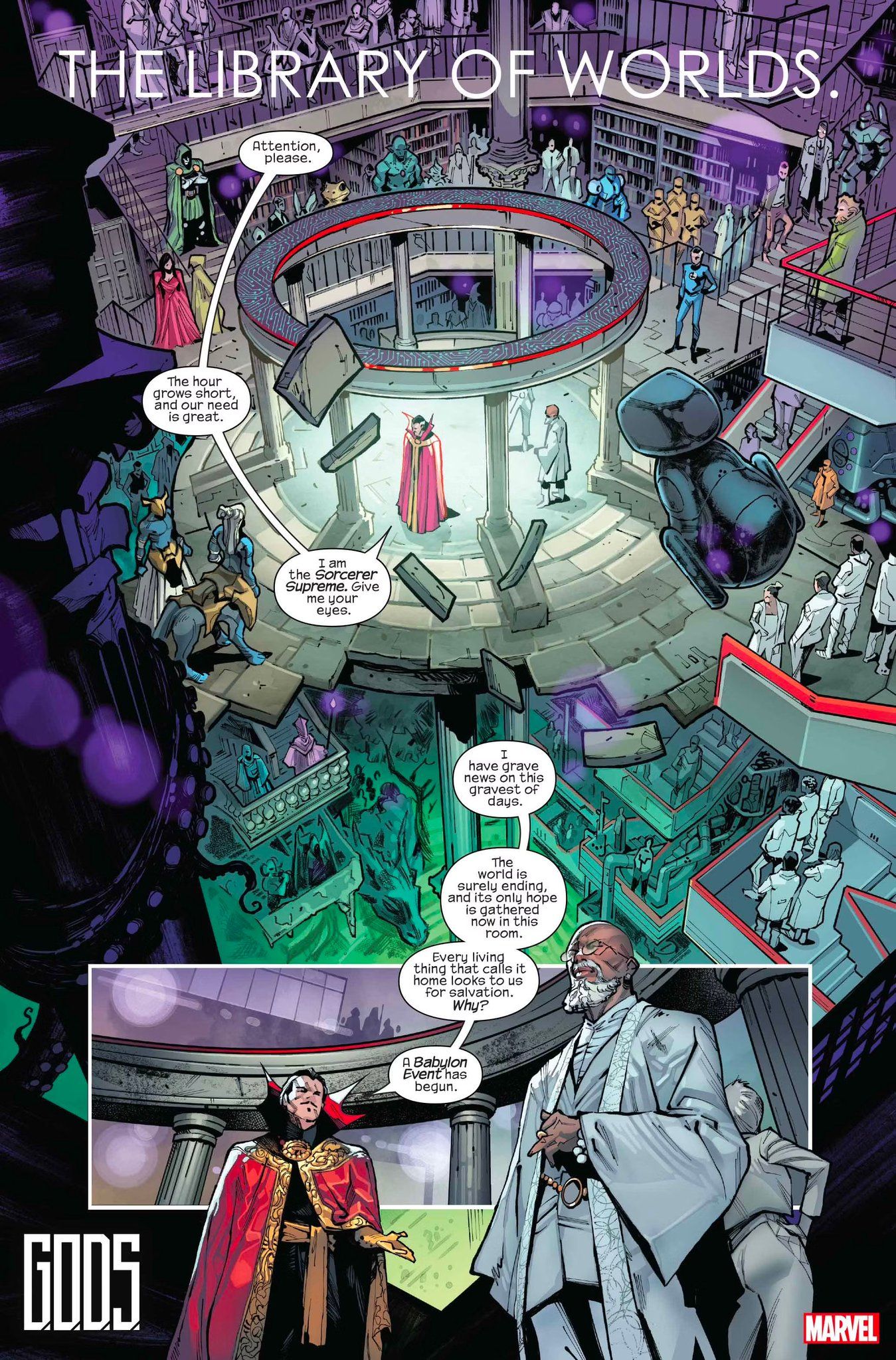 Jonathan Hickman Weaves New Marvel Mythology with G.O.D.S.