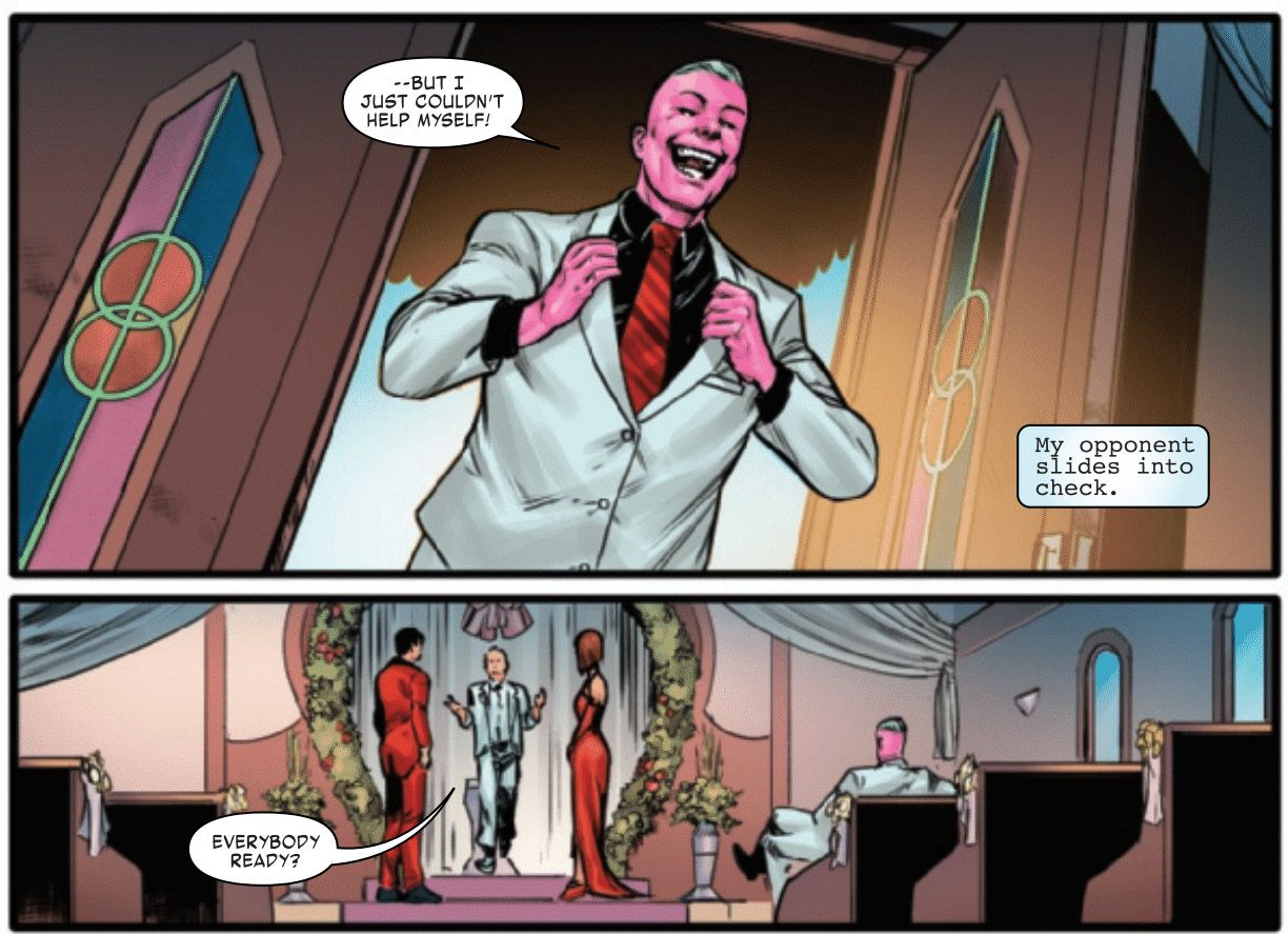 An X-Men Villain Crashes Emma Frost and Iron Man's Wedding