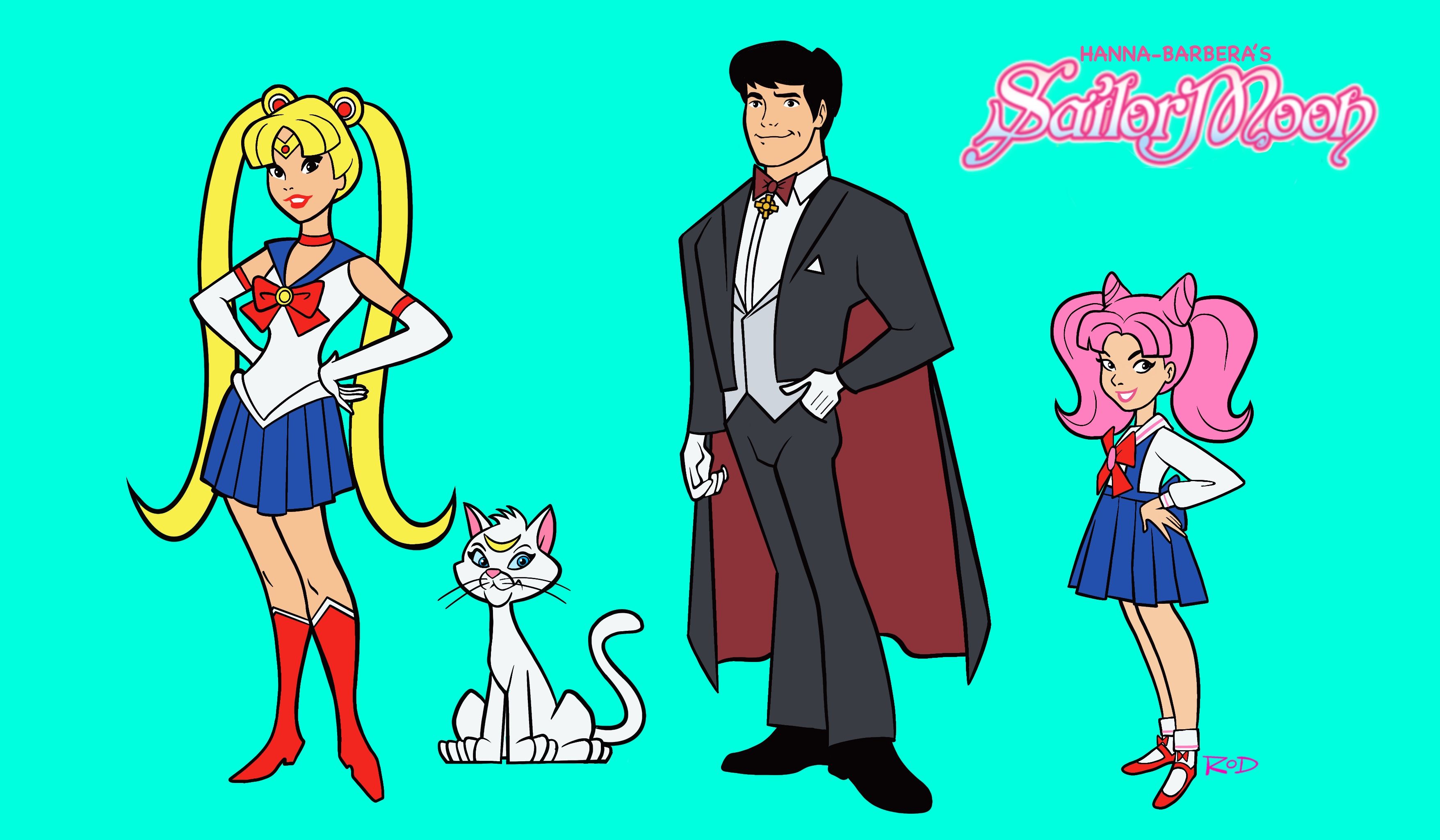 Line it is Drawn: Western Re-Designs of Manga/Anime Characters