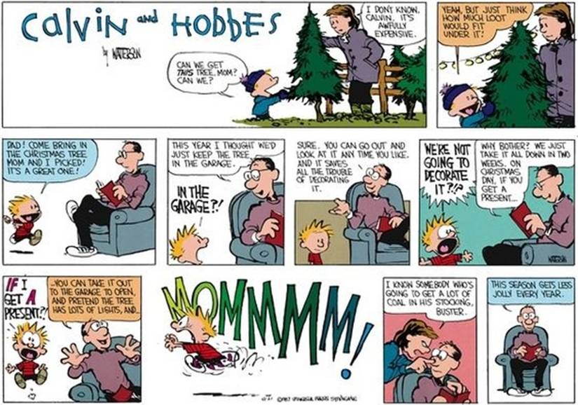 Funniest And Best Calvin's Dad Strips In Calvin & Hobbes