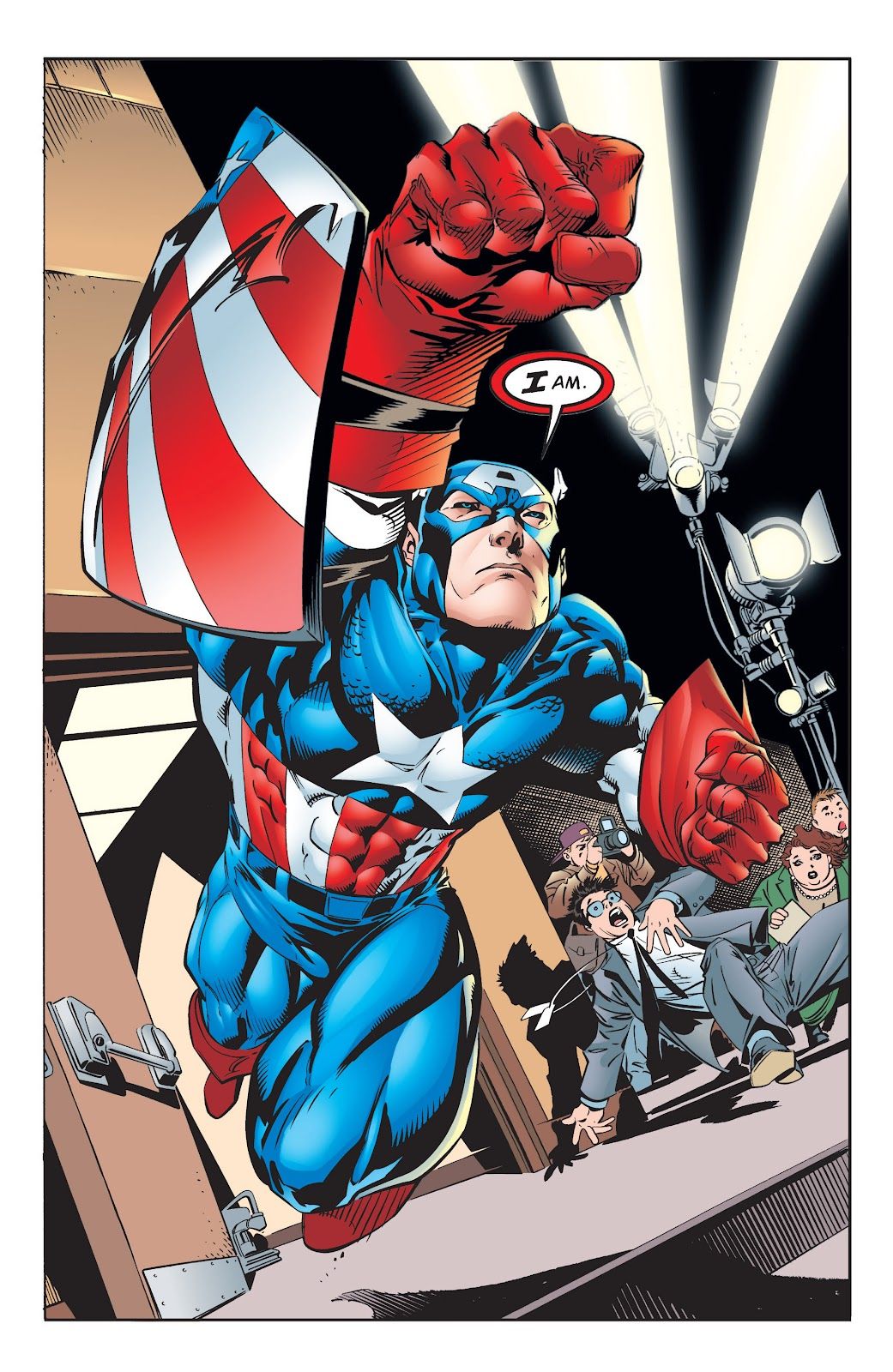 Captain America Explains What He Represents to the American People