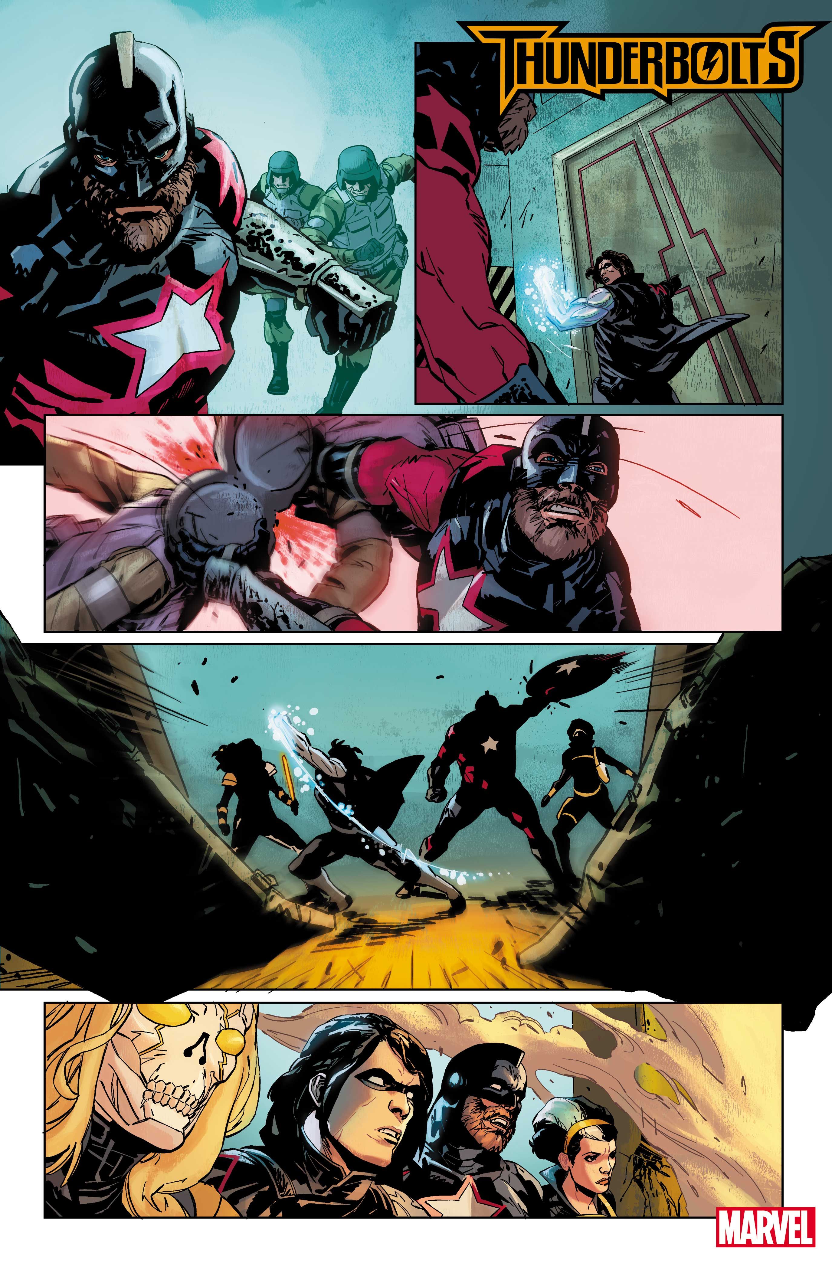 EXCLUSIVE: Marvel Reveals a First Look of the Thunderbolts Team in Action
