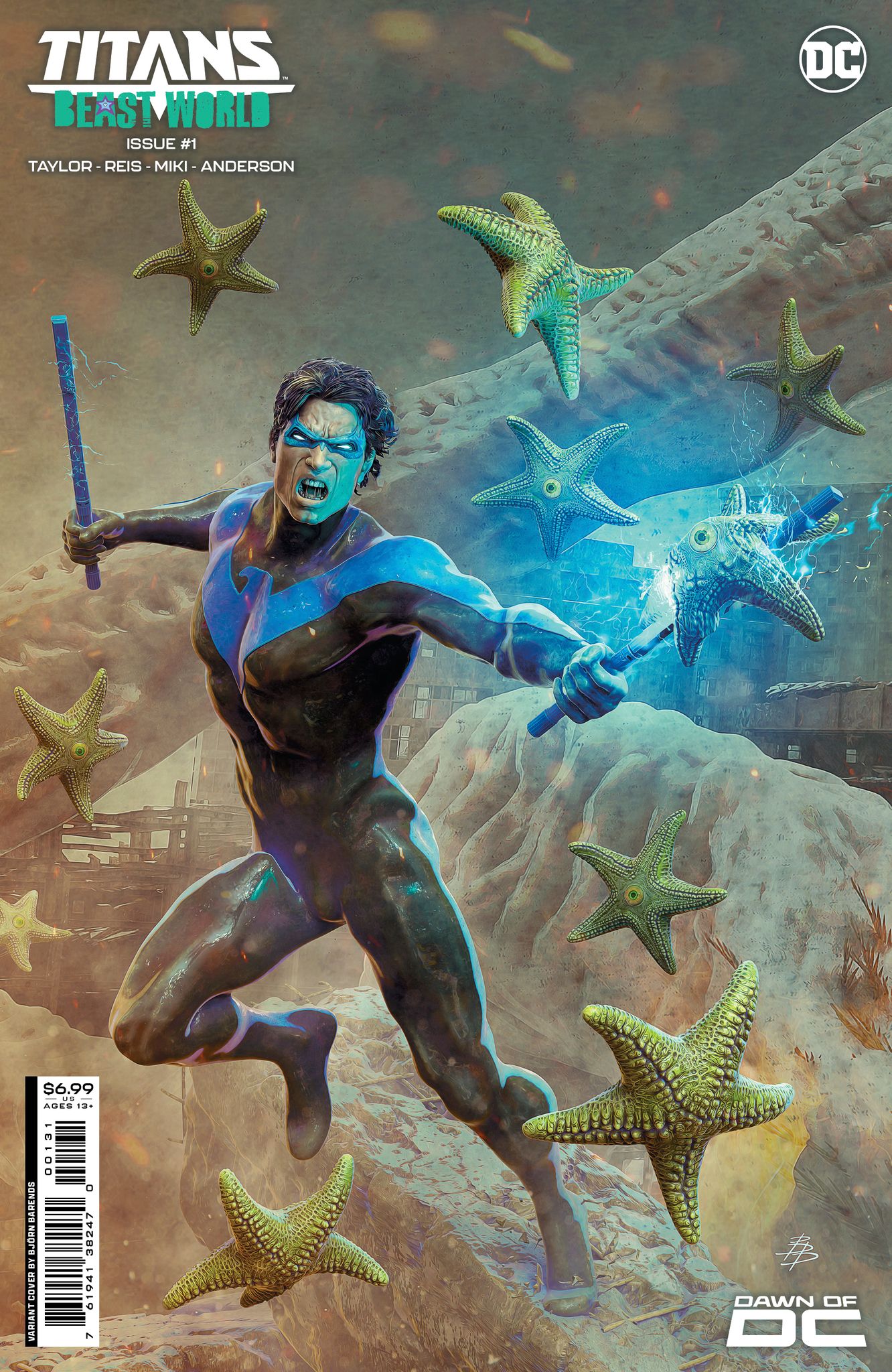 The Titans Fight the Necrostar in Titans: Beast World Preview