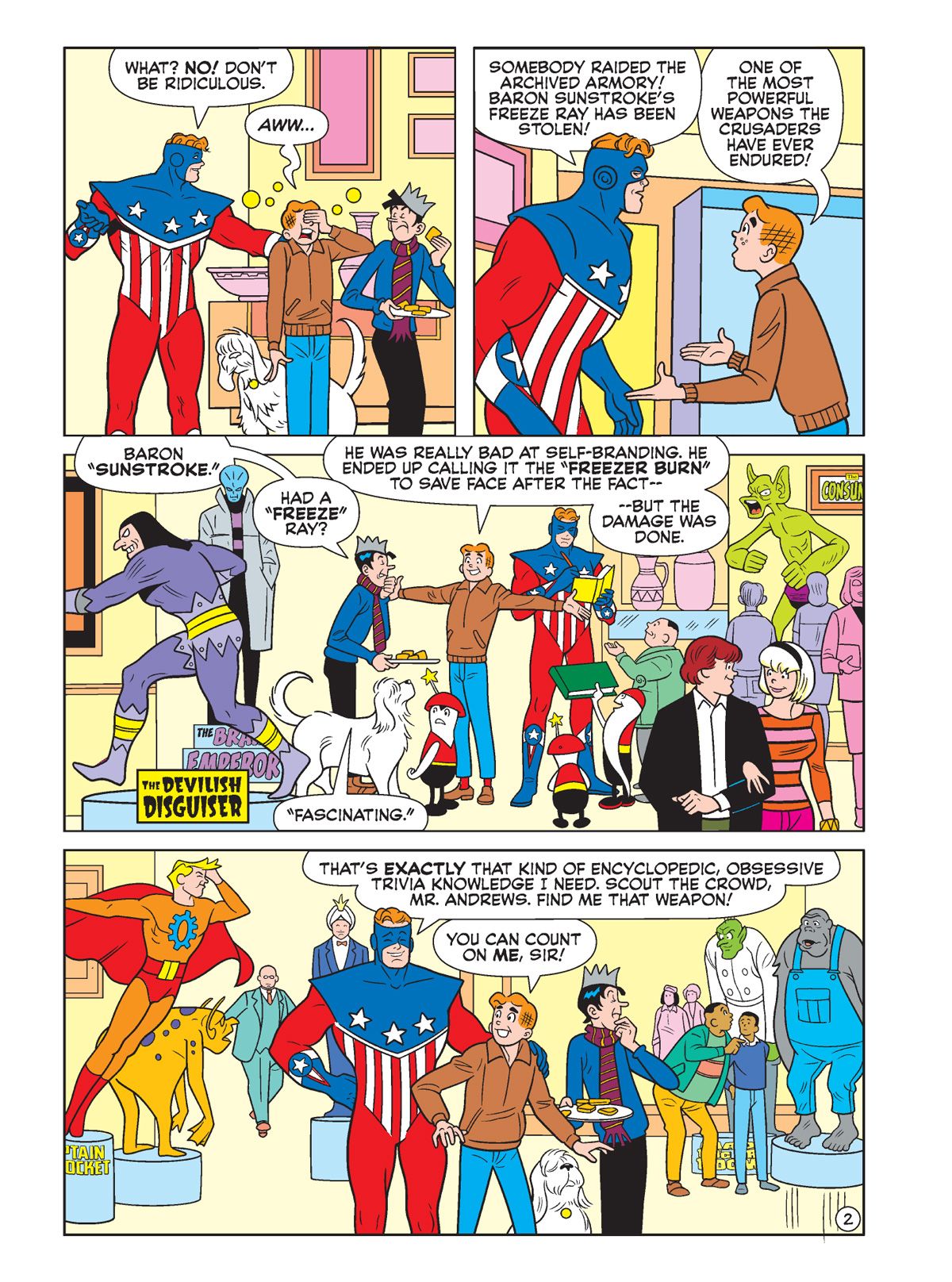 Archie Mondays: Archie Uses Superhero Trivia Knowledge to Help the Shield