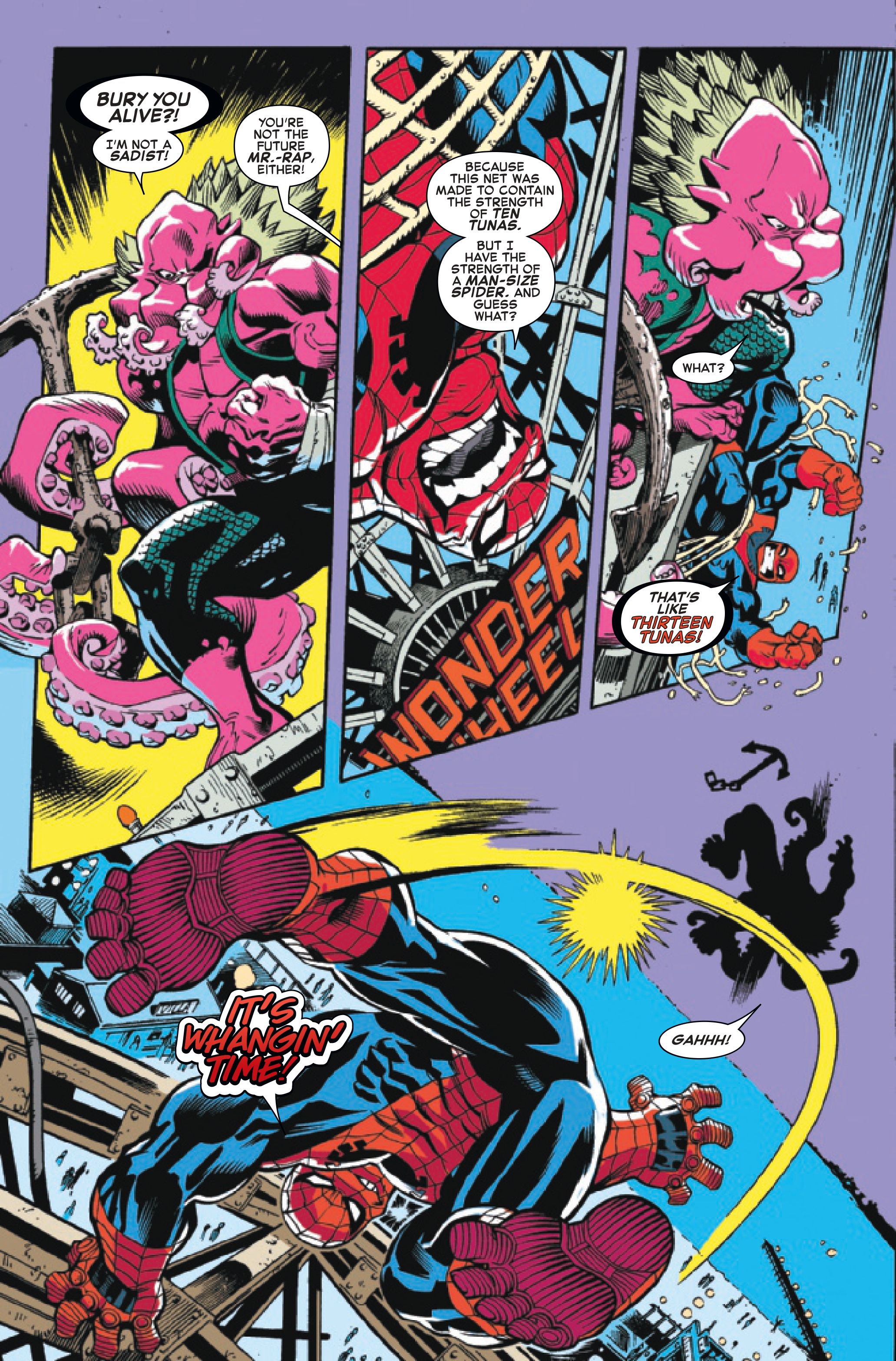 EXCLUSIVE: Spider-Man Tries to Protect His Demonic Bizarro, Rek-Rap