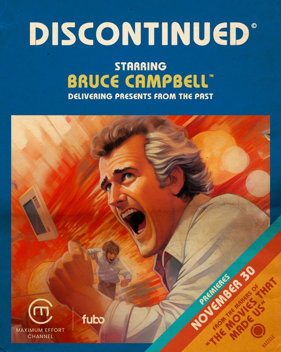 Bruce Campbell Welcomes Audiences to the New Series Discontinued