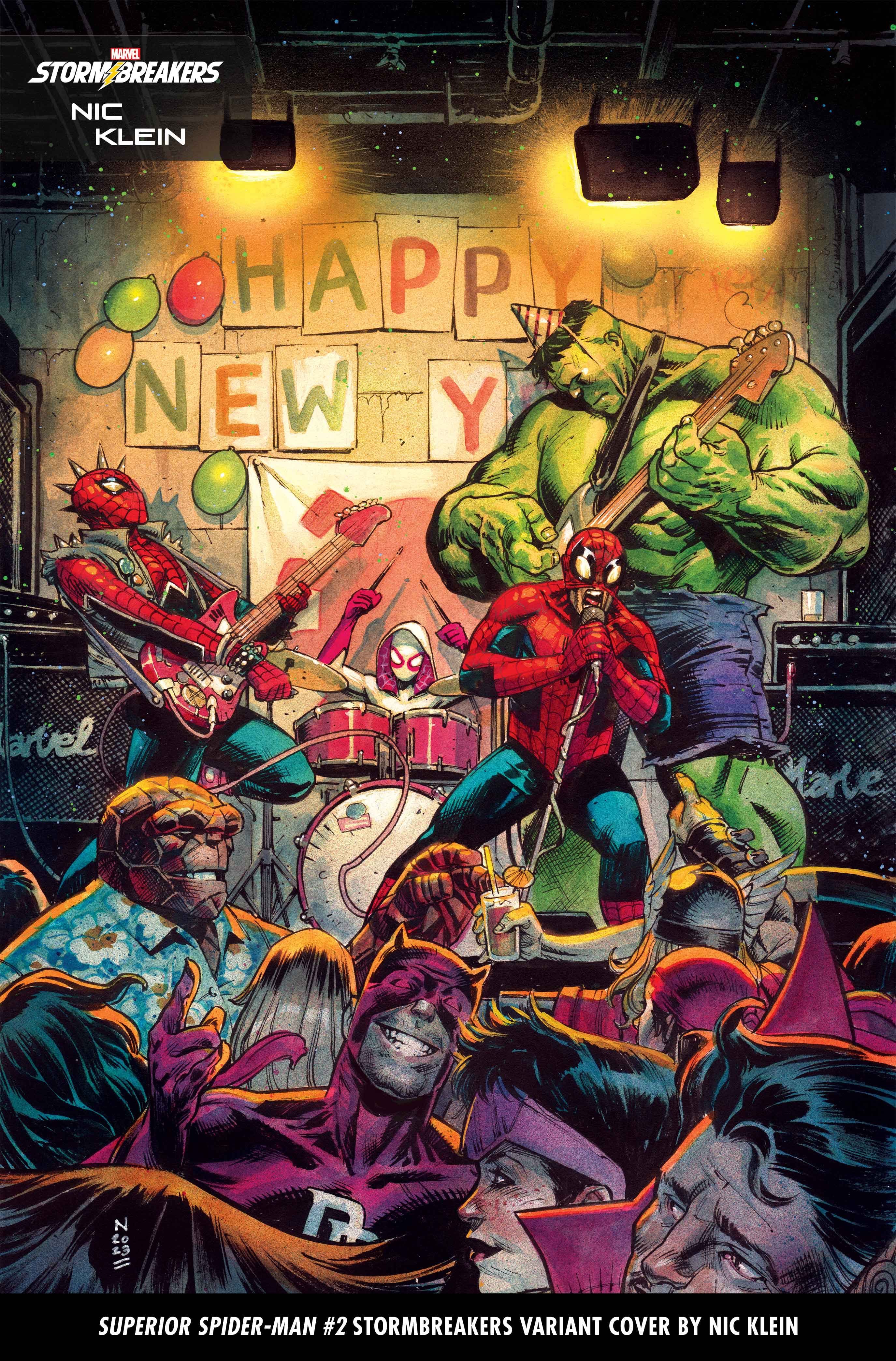 Marvel Heroes Celebrate the New Year in Stormbreakers Variant Covers