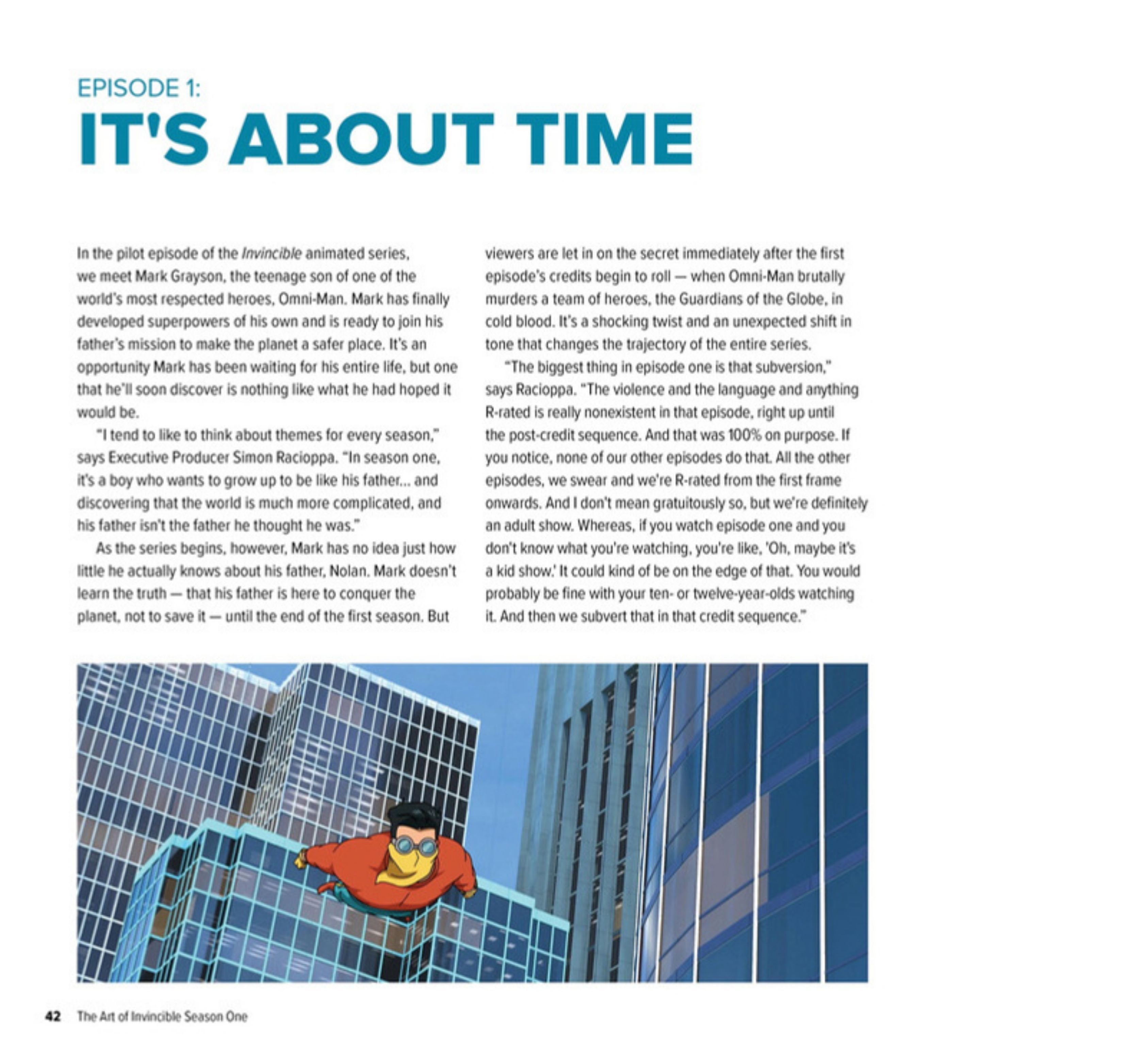 Skybound Previews First-Ever Art Book for Invincible Season One