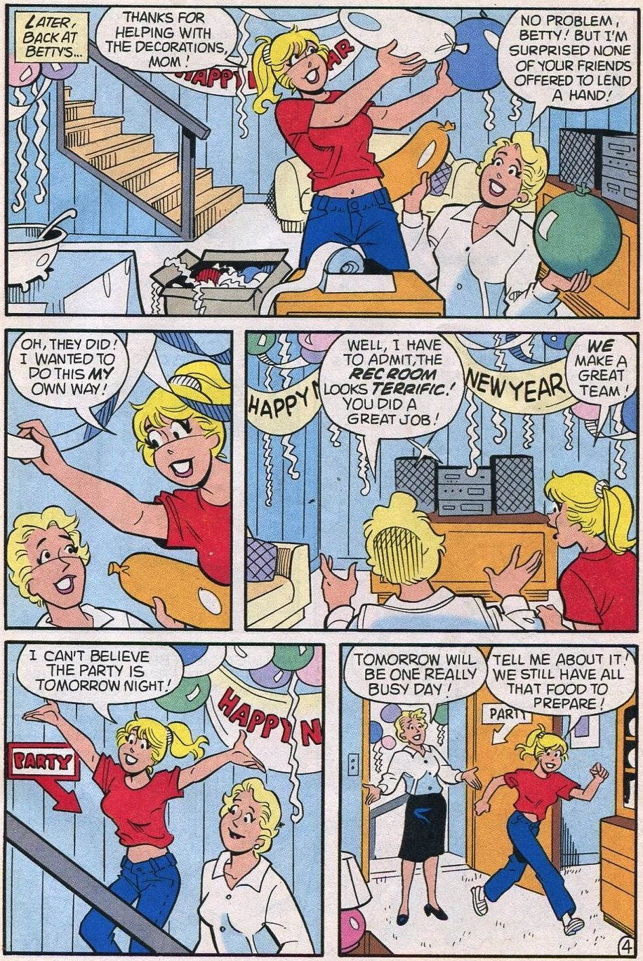 Archie Sundays: New Year's Eve Celebration Through Archie History