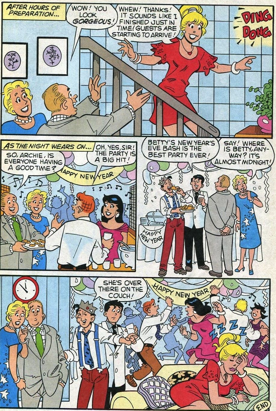 Archie Sundays: New Year's Eve Celebration Through Archie History