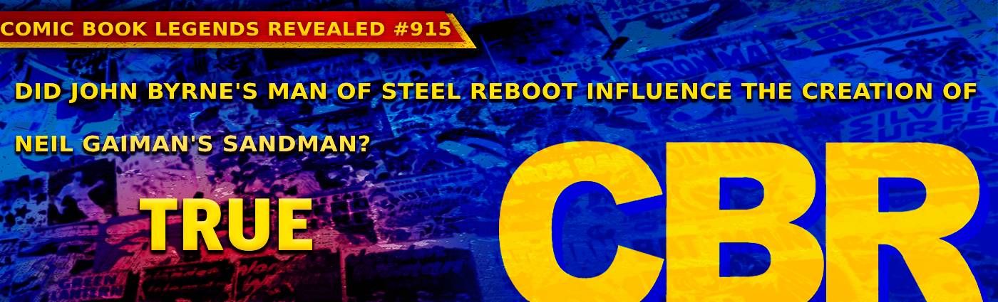 How Superman's Man of Steel Reboot Inspired Neil Gaiman's Sandman