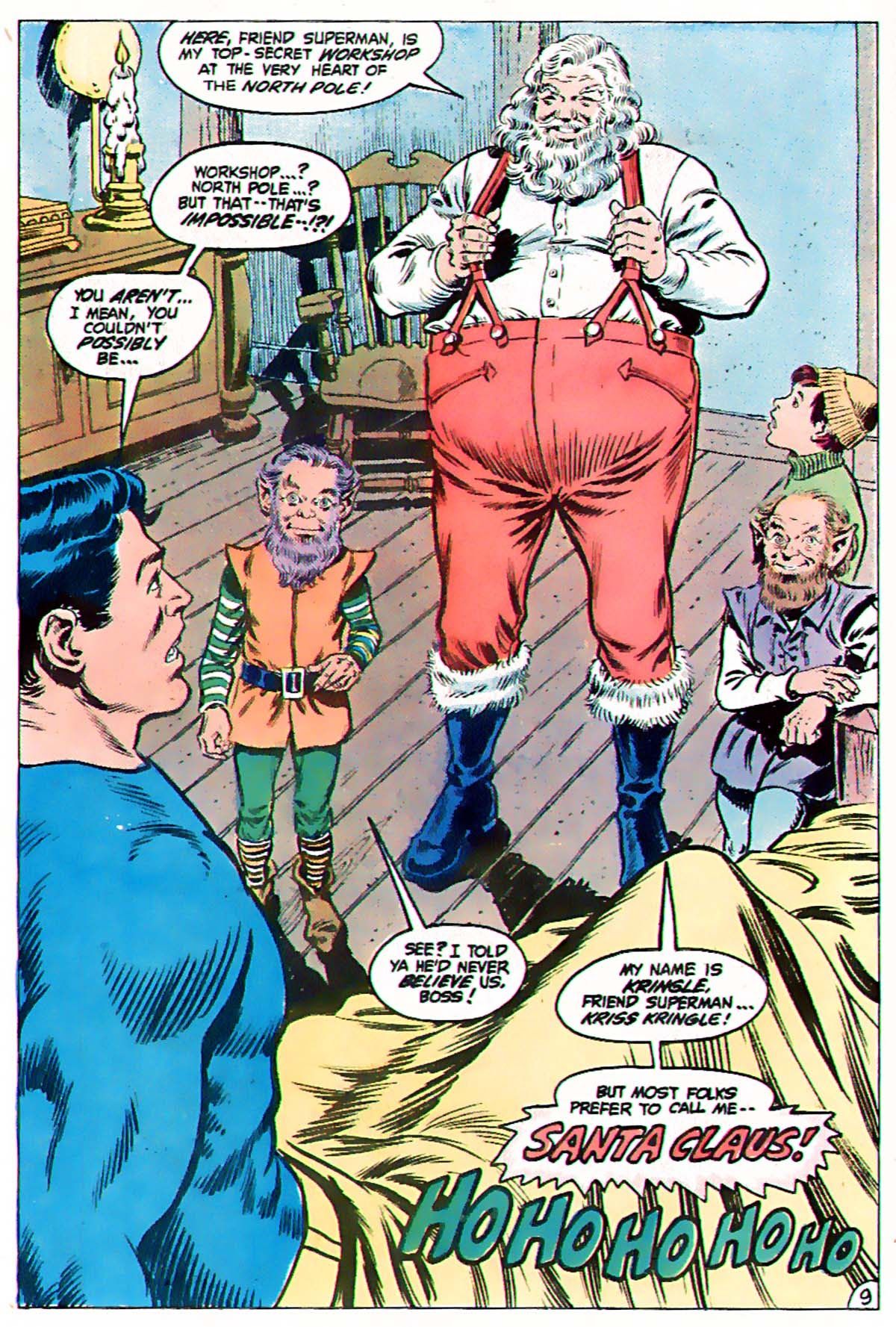 Superman Fought One of His Rogues With the Help of...Santa Claus?!