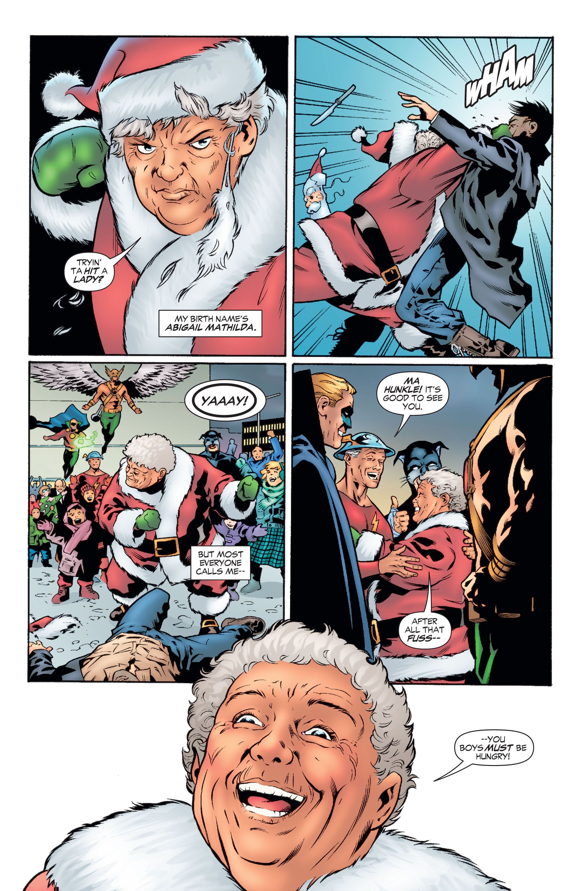 Justice Society Celebrates Christmas With an Unexpected Golden Age Reunion