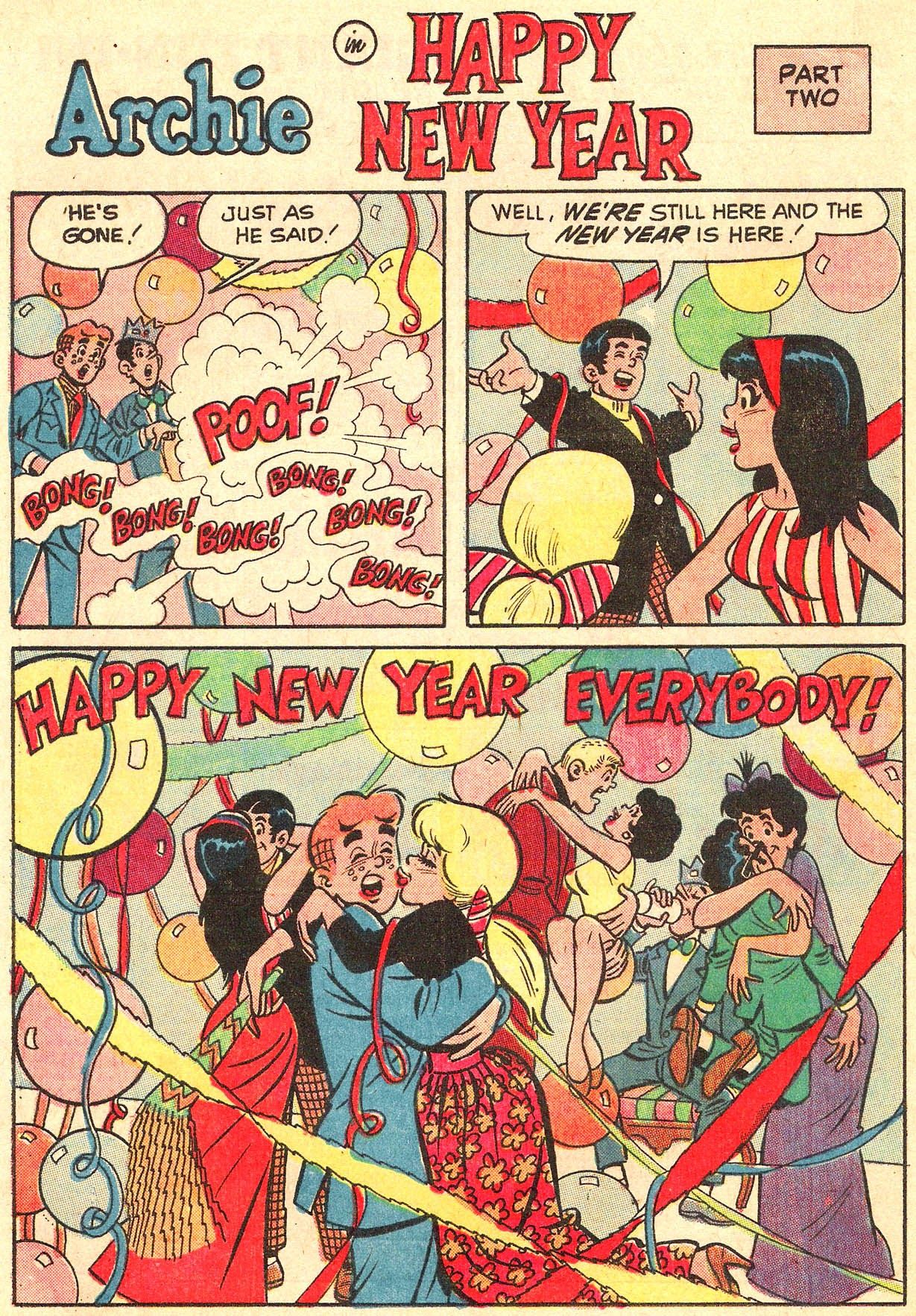 Archie Sundays: New Year's Eve Celebration Through Archie History