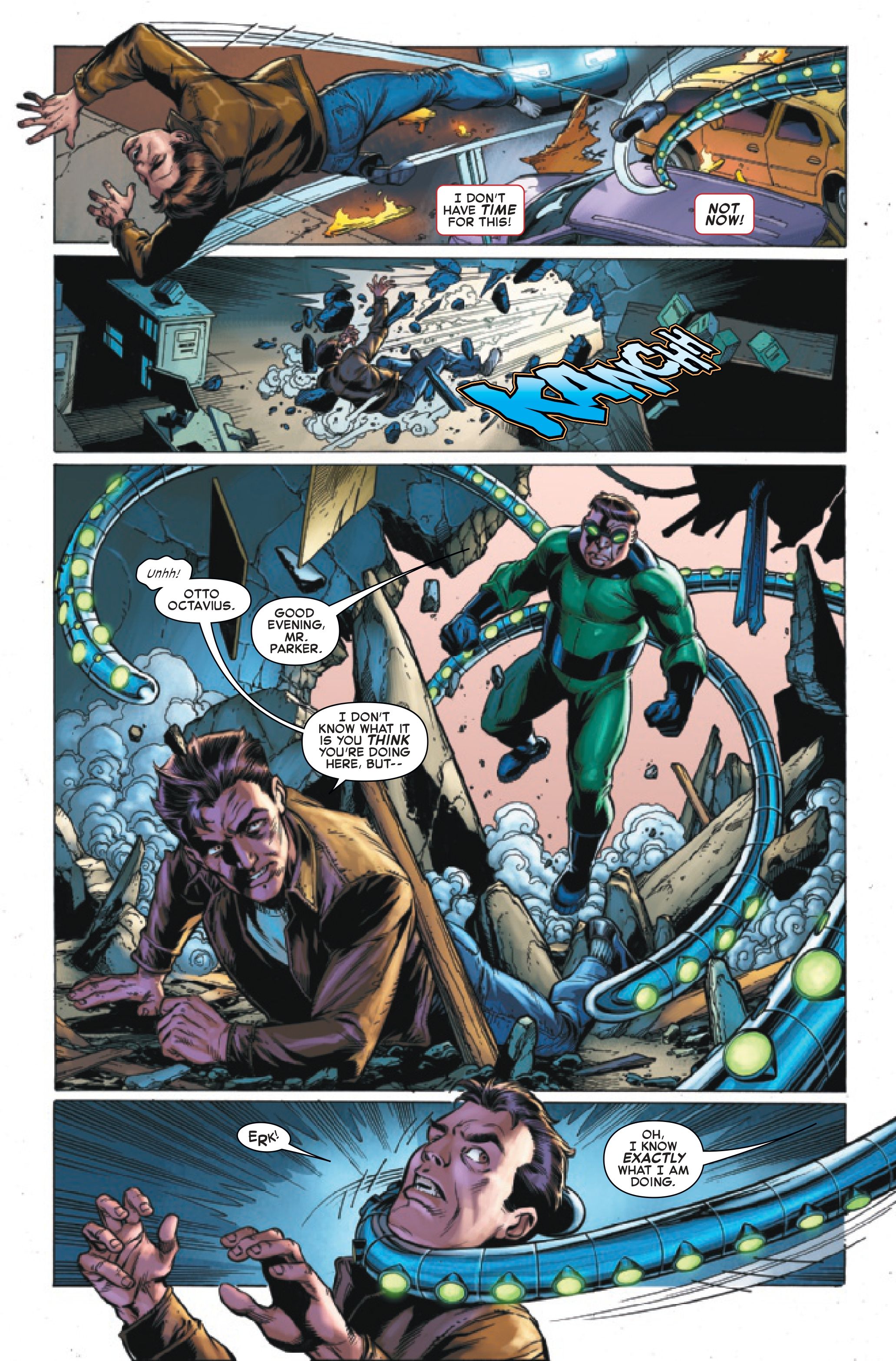 EXCLUSIVE: Spider-Man Deals With Dr. Octopus Knowing His Secret Identity