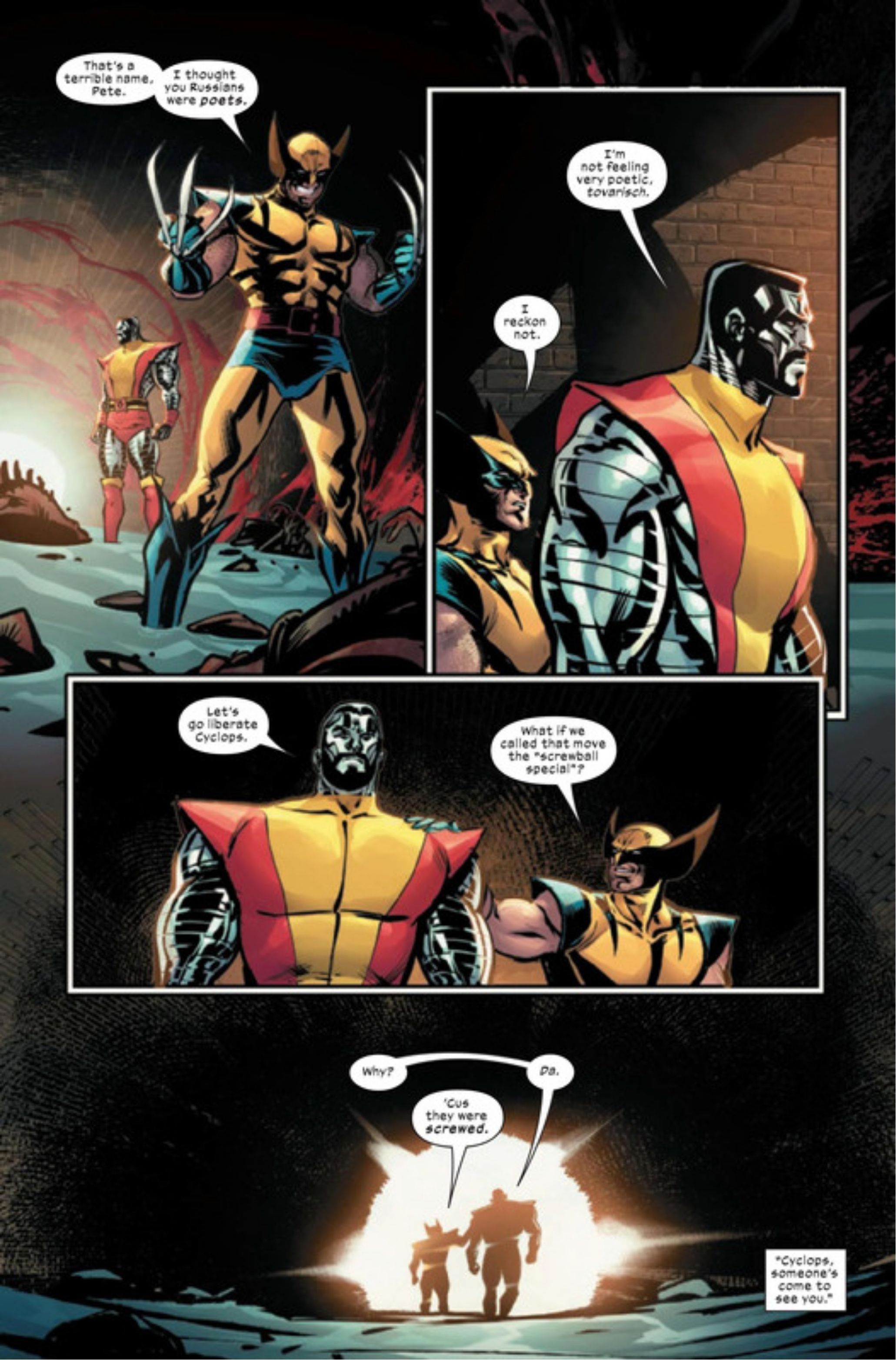 Fall of the House of X: Wolverine and Colossus Try to Free a Classic X ...