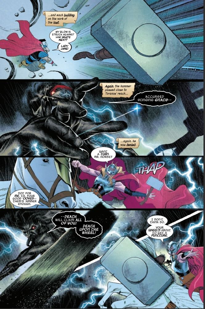 Marvel's New Thor Corps Battles the Elder God Toranos