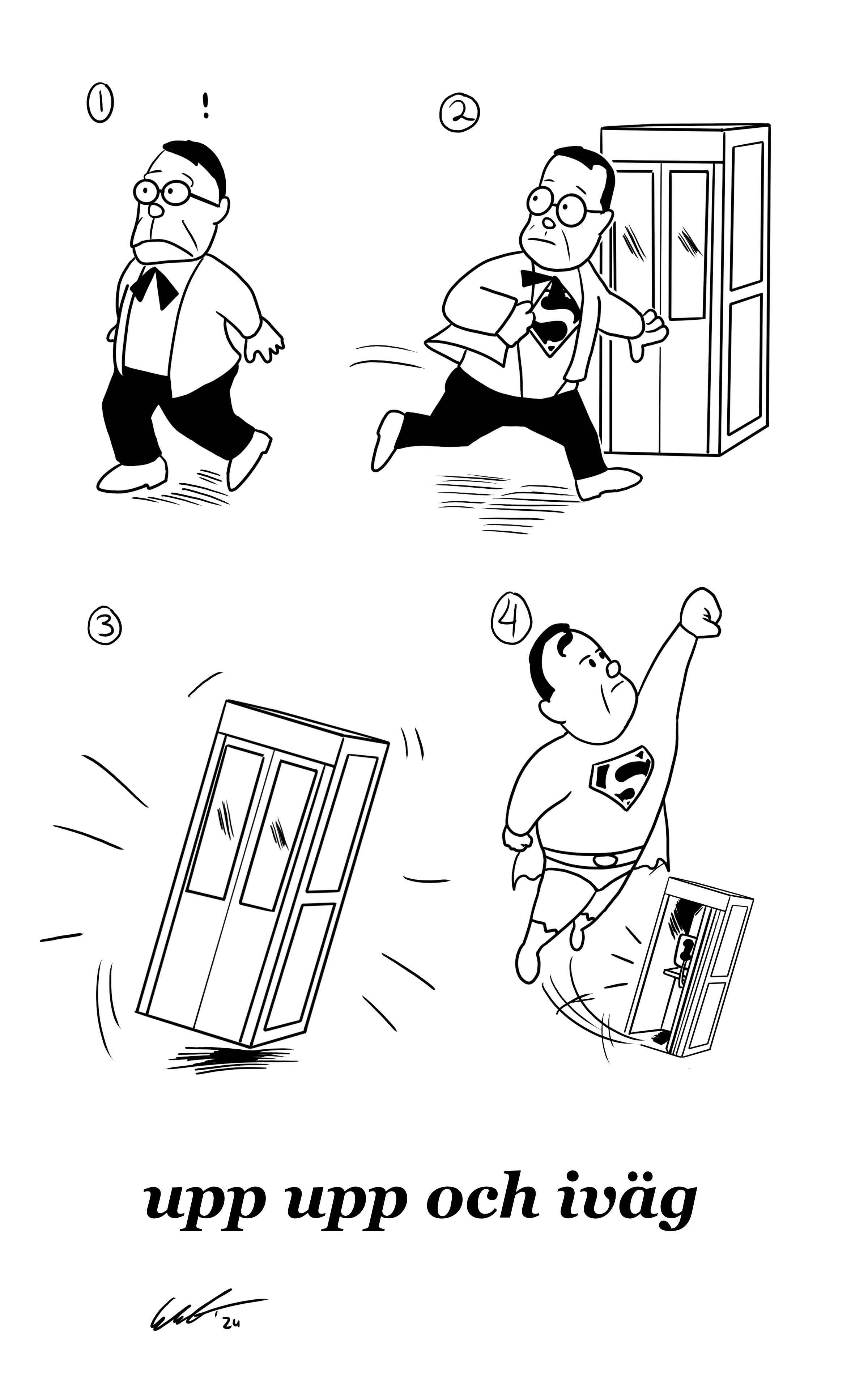 Line it is Drawn: Comic Book Characters Take Over the Funny Pages