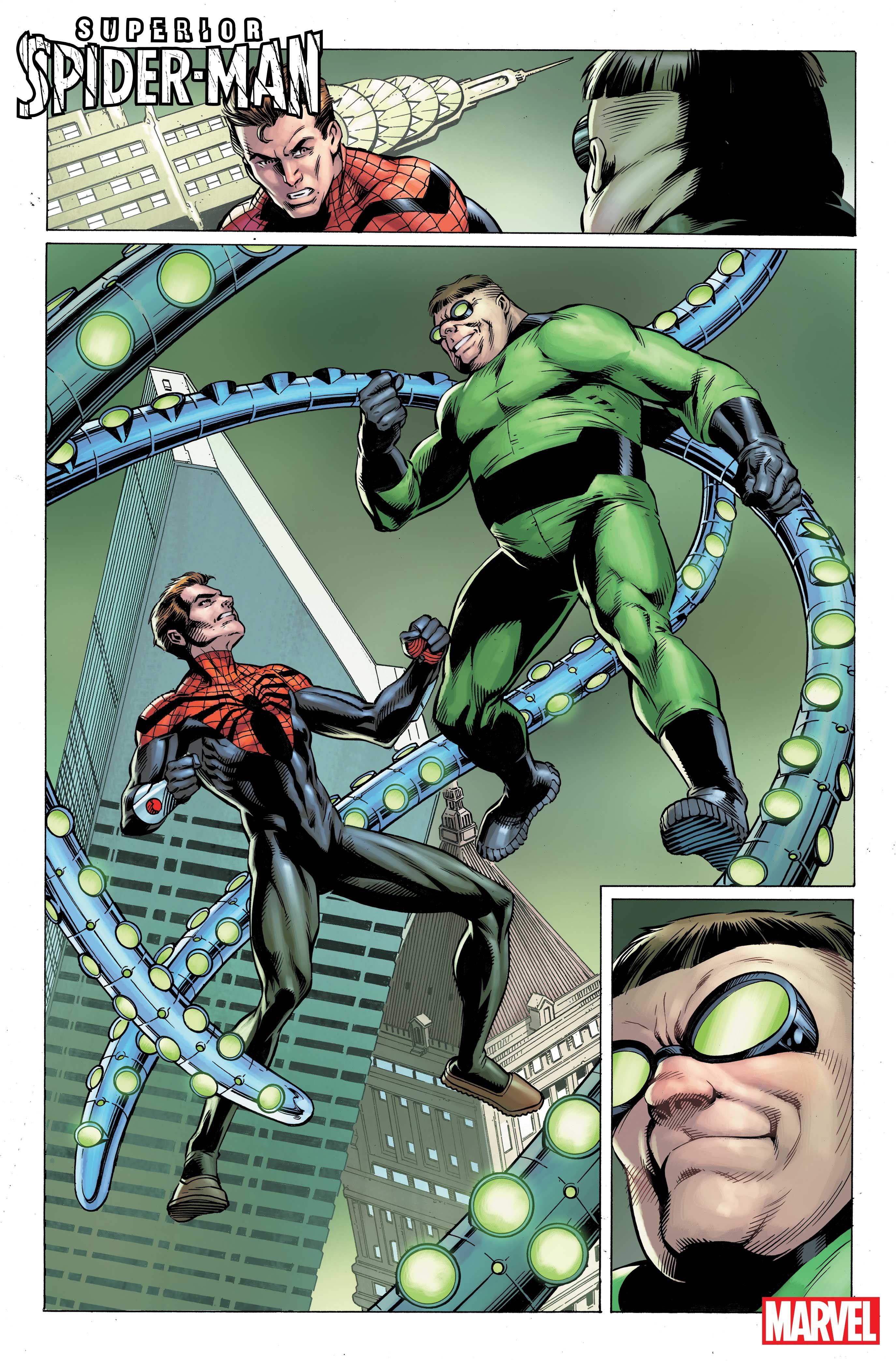 Dan Slott Catches Doc Ock and Peter Parker in the Superior Spider-Man’s Web
