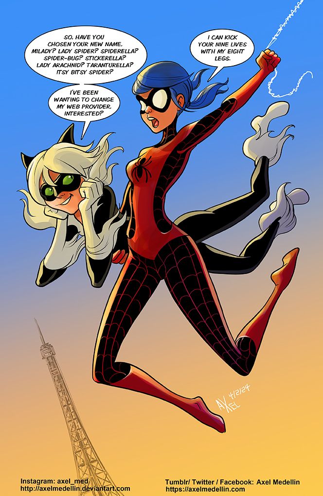 Line it is Drawn: Comic Book Characters as Spider-Women