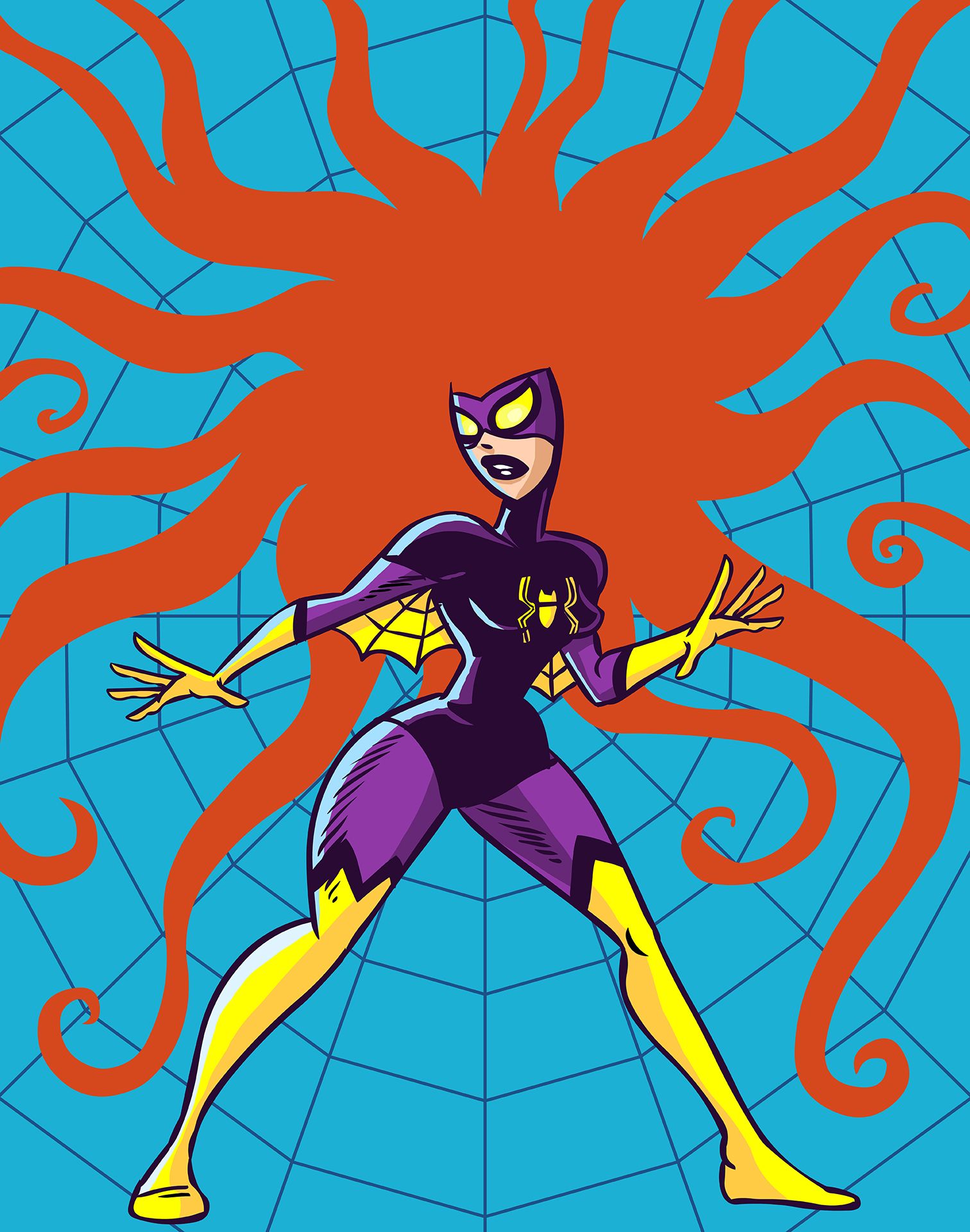 Line it is Drawn: Comic Book Characters as Spider-Women